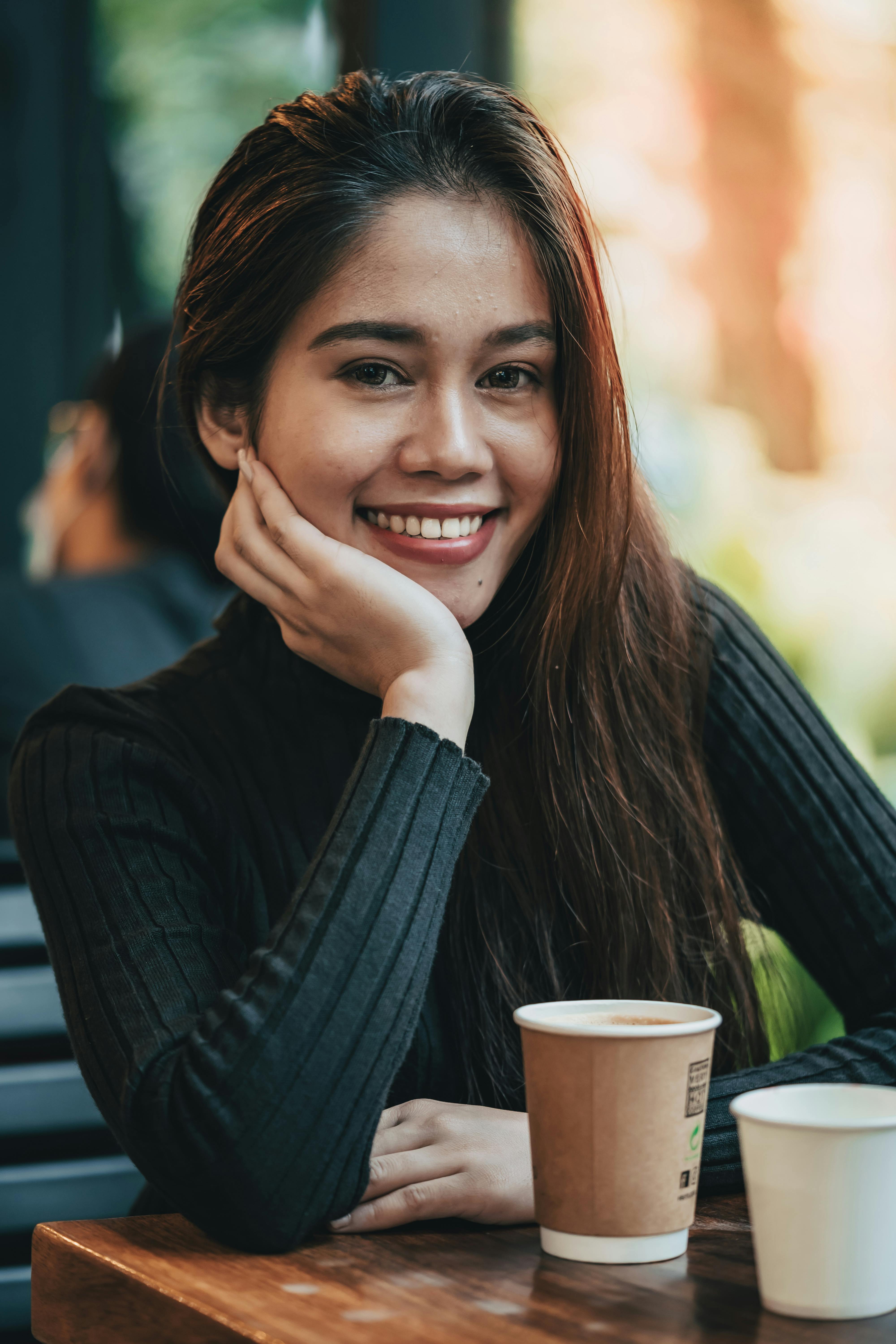 A Woman with a Beautiful Smile · Free Stock Photo