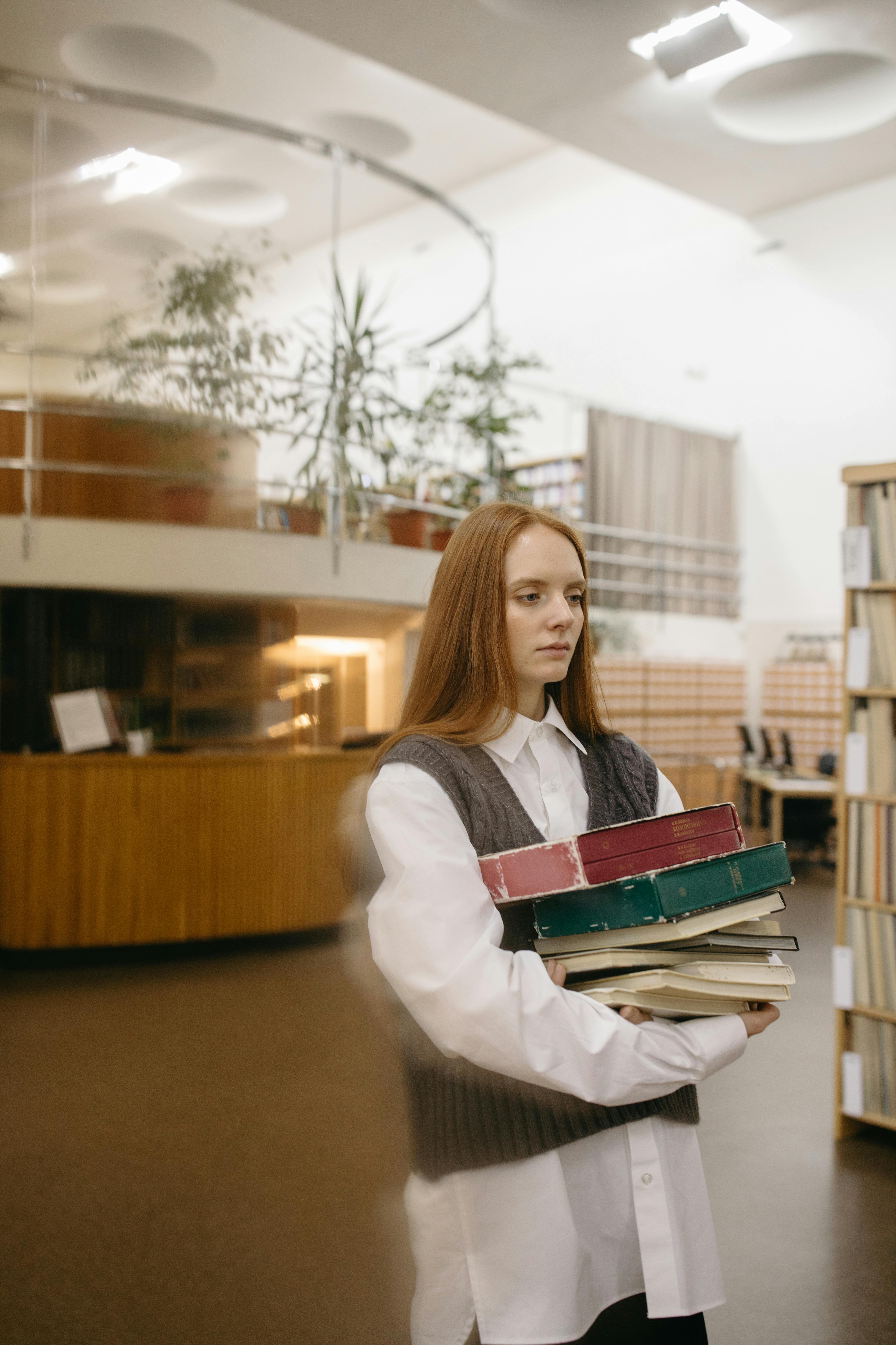 Selective Focus Photography of Bookshelf With Books · Free Stock Photo