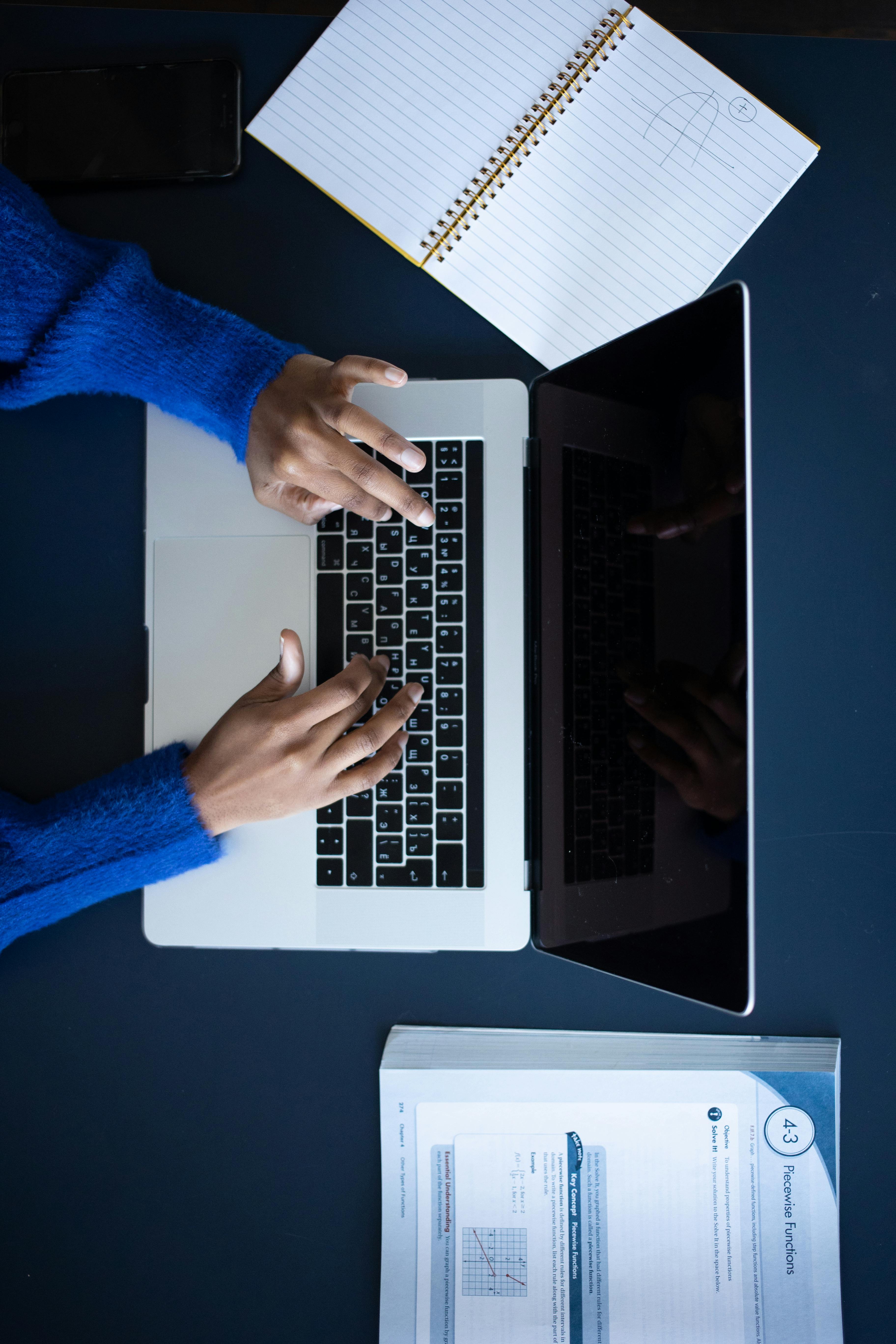 Laptop on wooden table in living room · Free Stock Photo