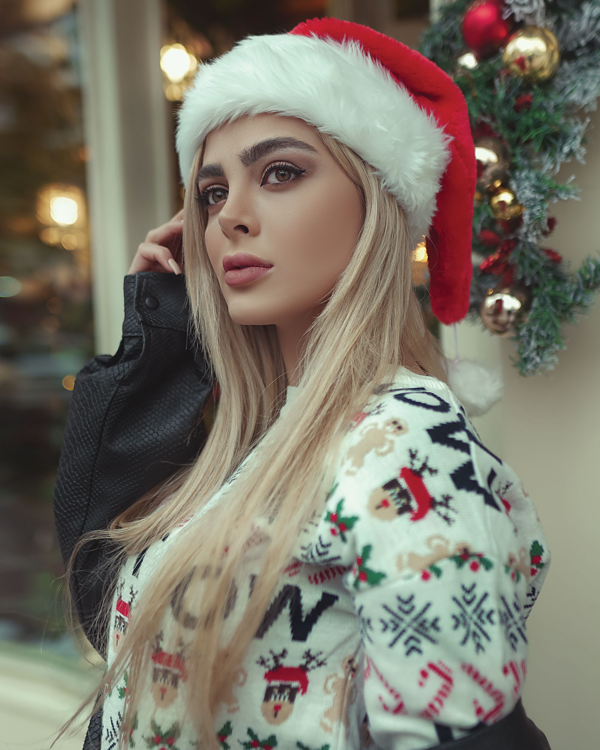 Woman in Red Long Sleeve Shirt · Free Stock Photo