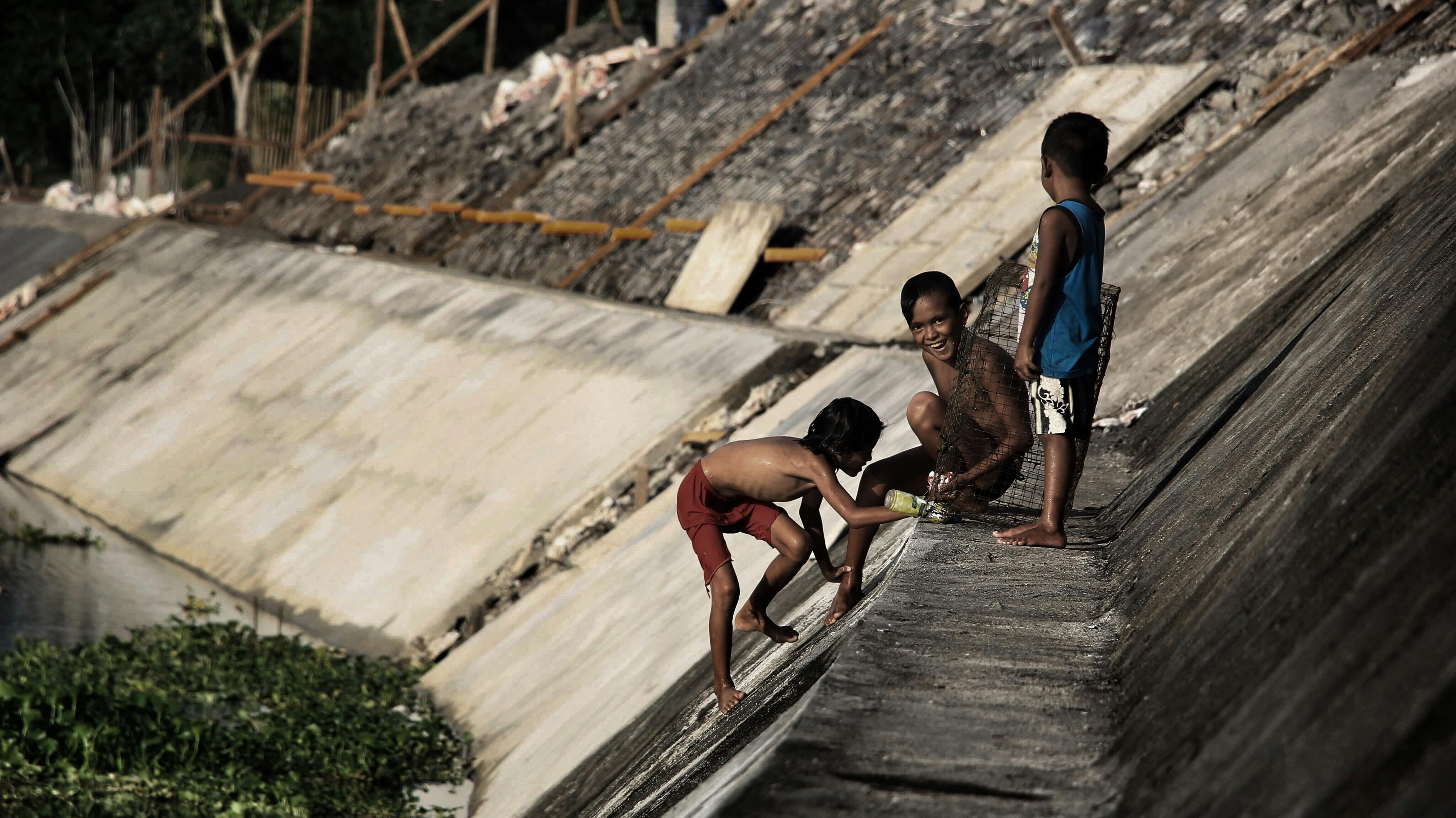Children Playing in an Urban Area · Free Stock Photo
