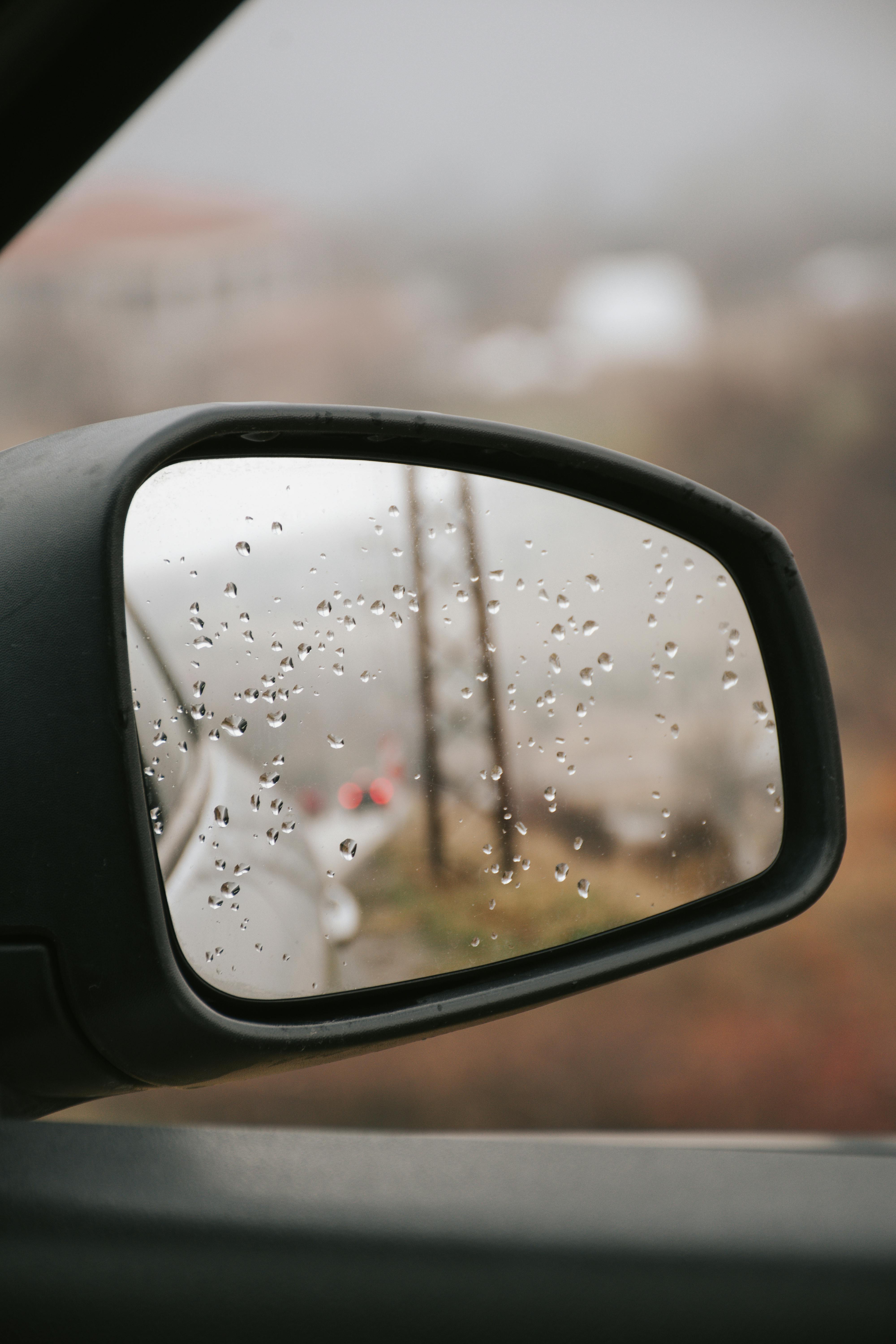 Side Mirror of a White Car · Free Stock Photo