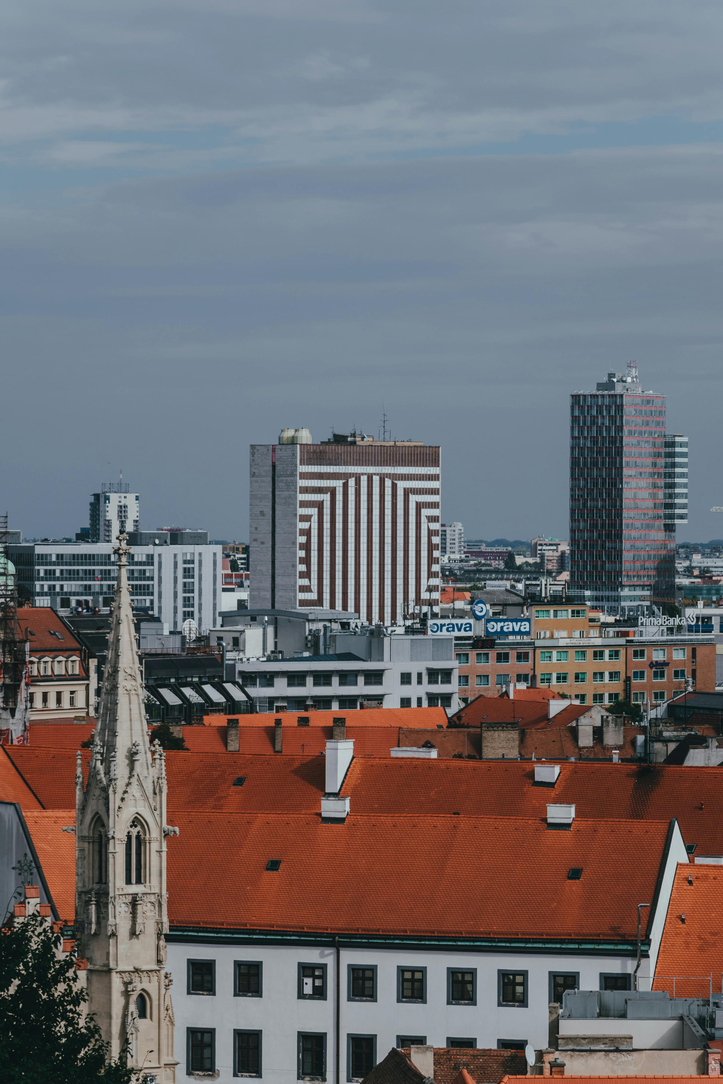 Aerial View of City Buildings · Free Stock Photo