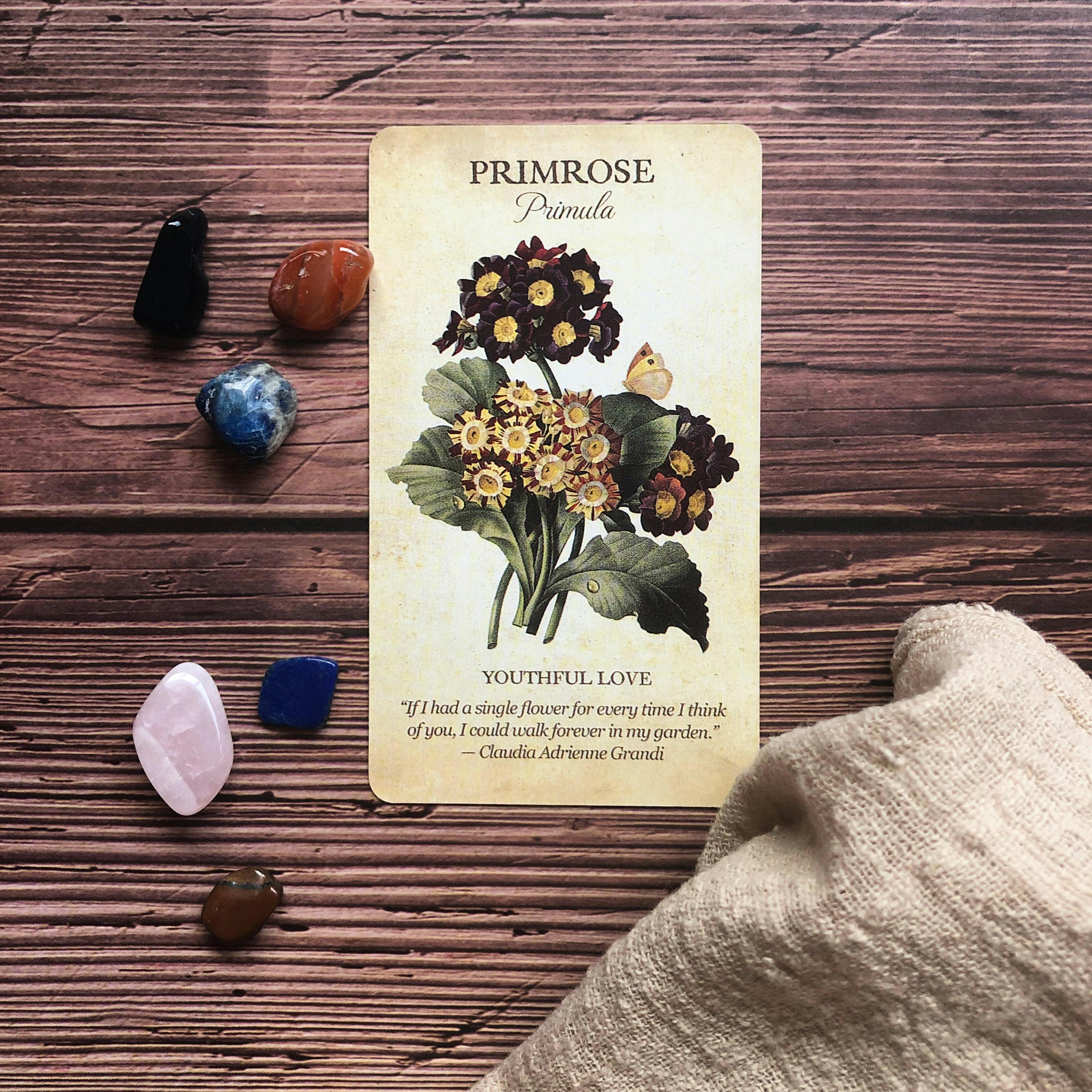 Oracle Card on the Wooden Table · Free Stock Photo