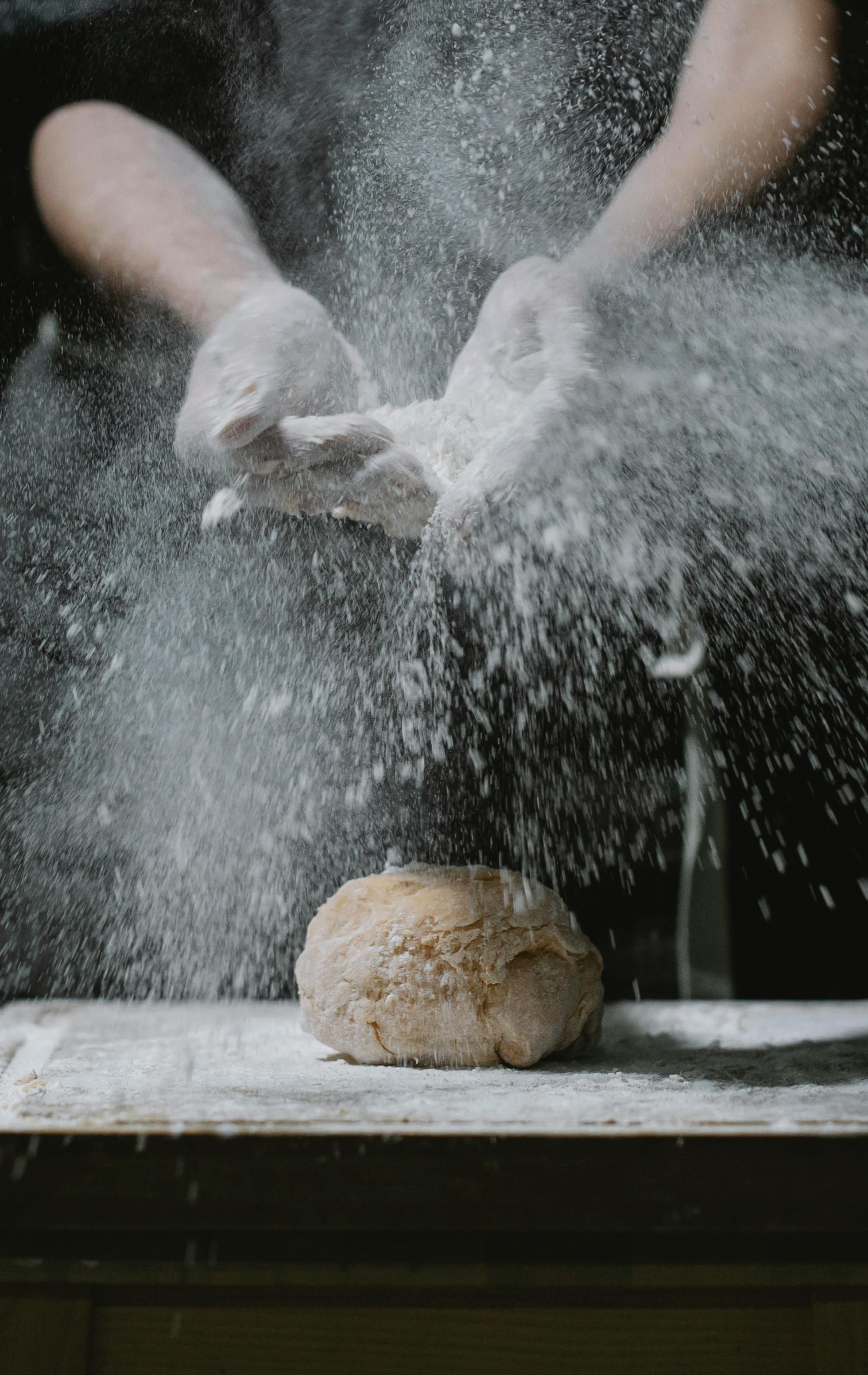 Person Making Dough · Free Stock Photo