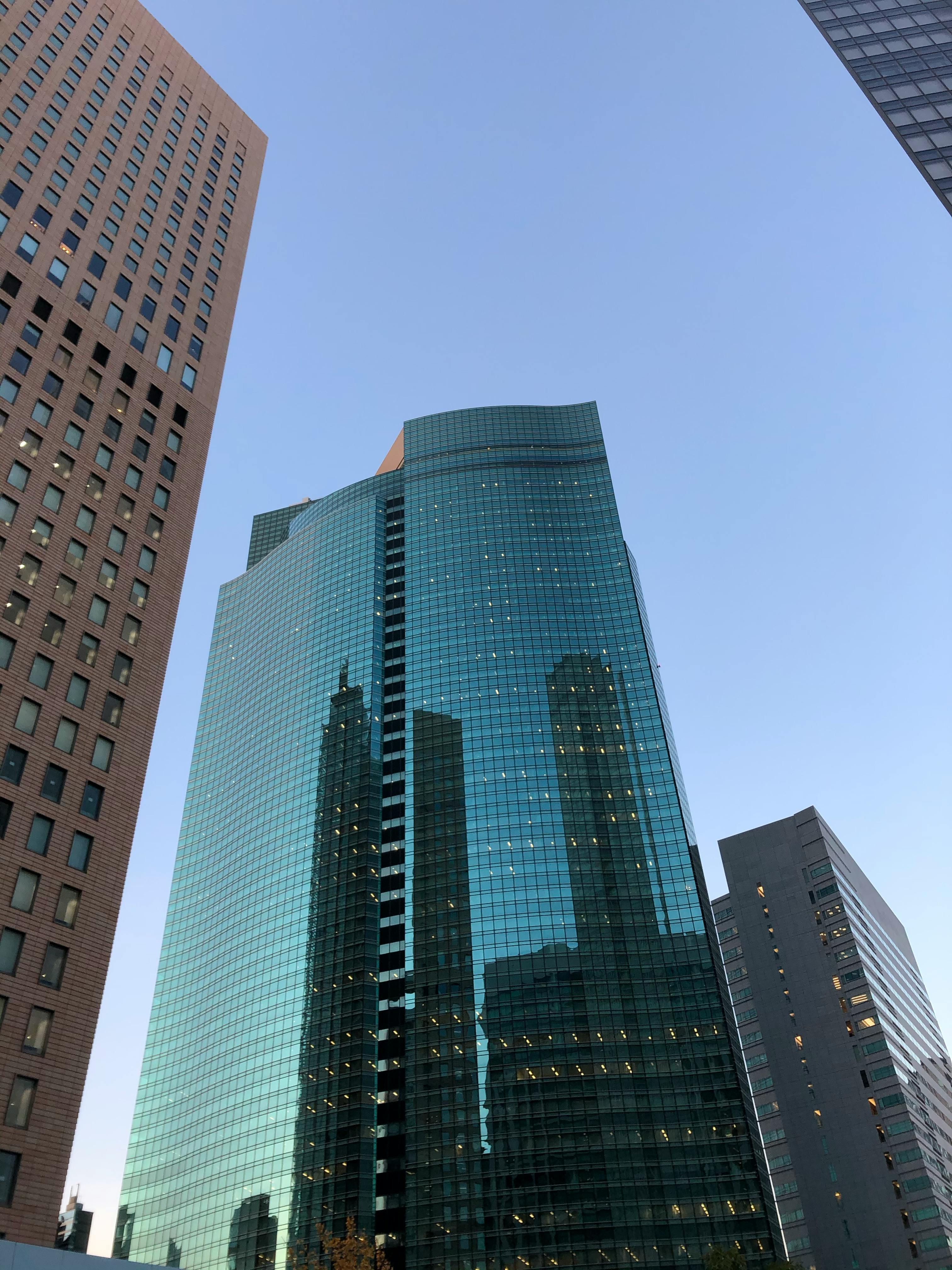 A Modern Office Building in Vienna, Austria at Sunset · Free Stock Photo