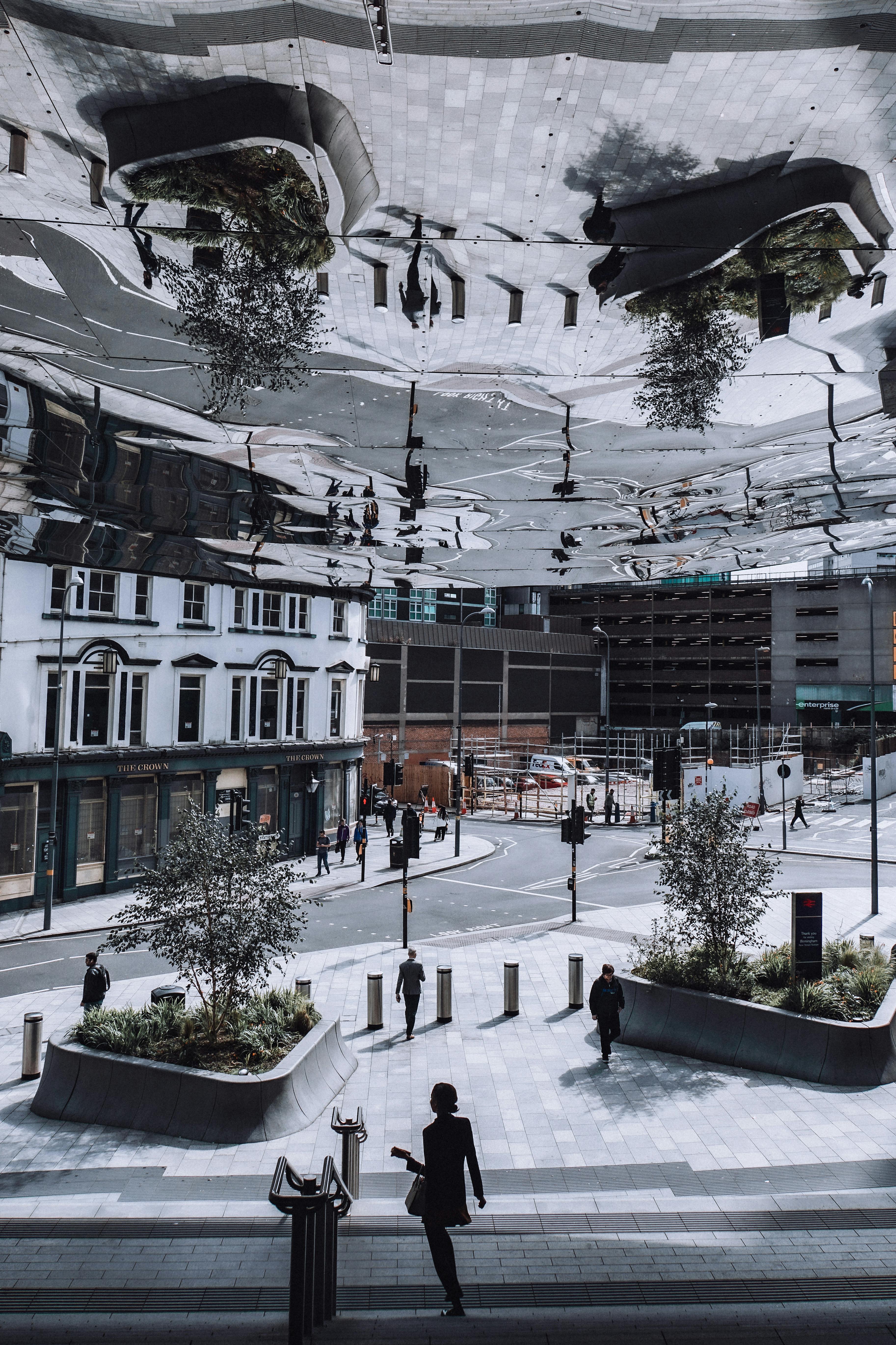 Modern Visualization of Square and Street in City · Free Stock Photo