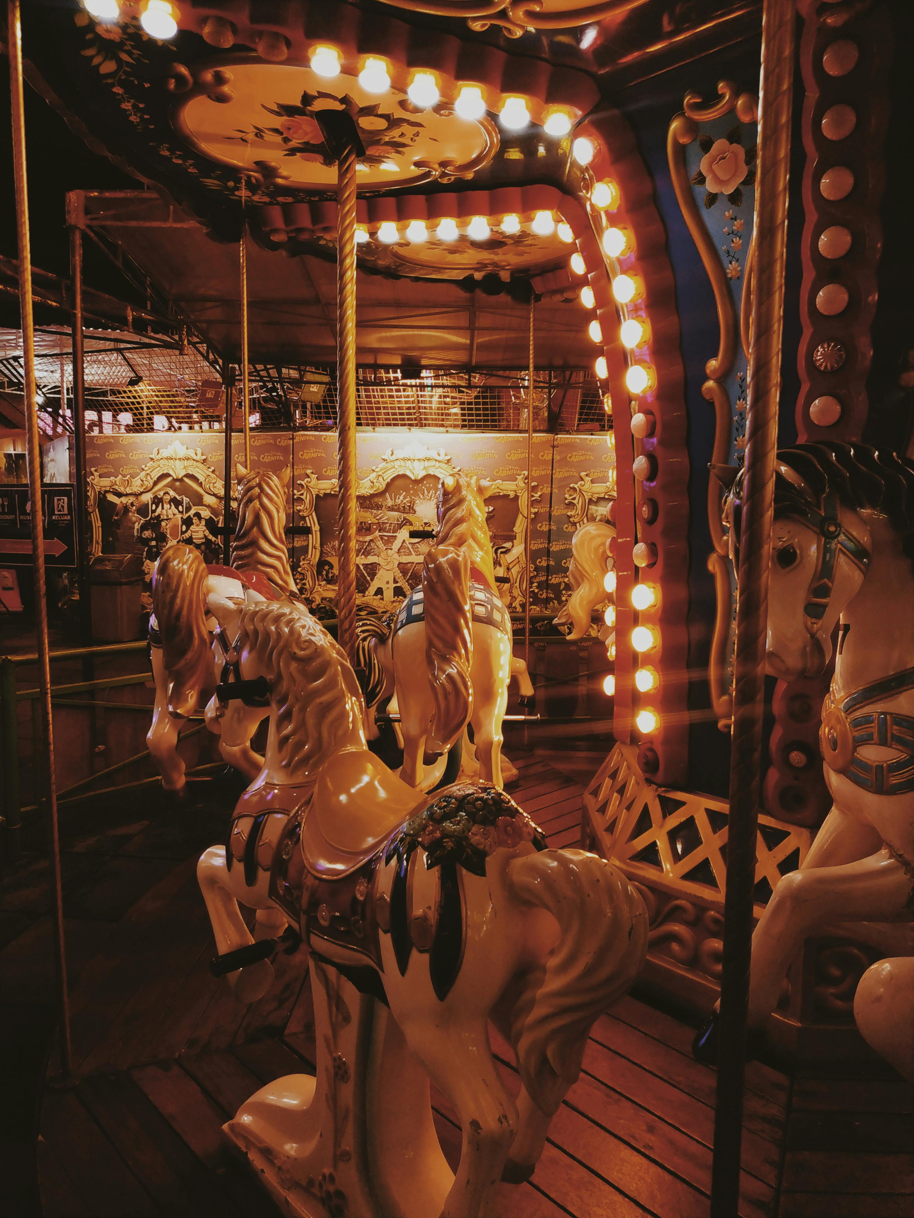 A Photo of An Empty Carousel · Free Stock Photo