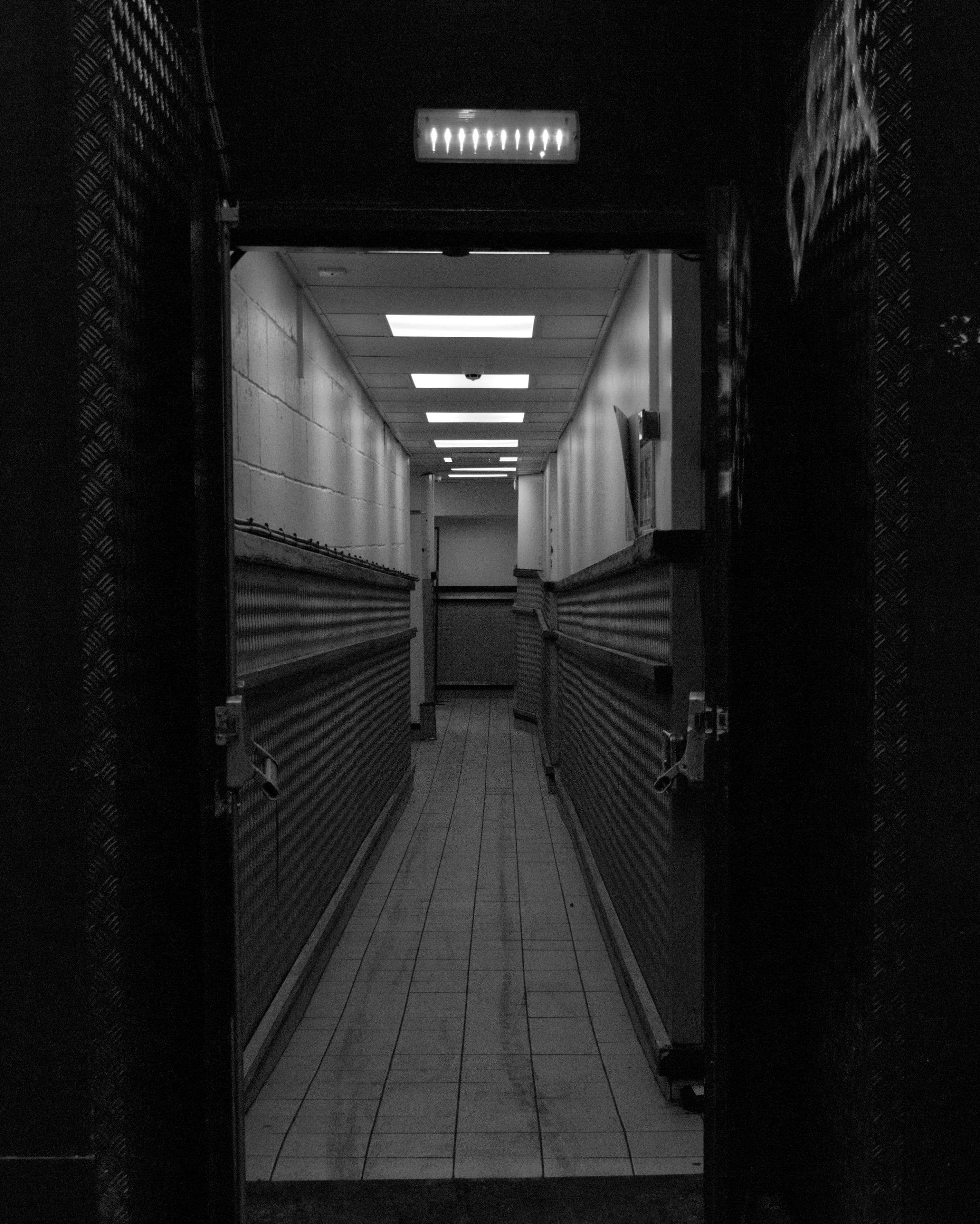 Opened Doors with Narrow Hallway · Free Stock Photo