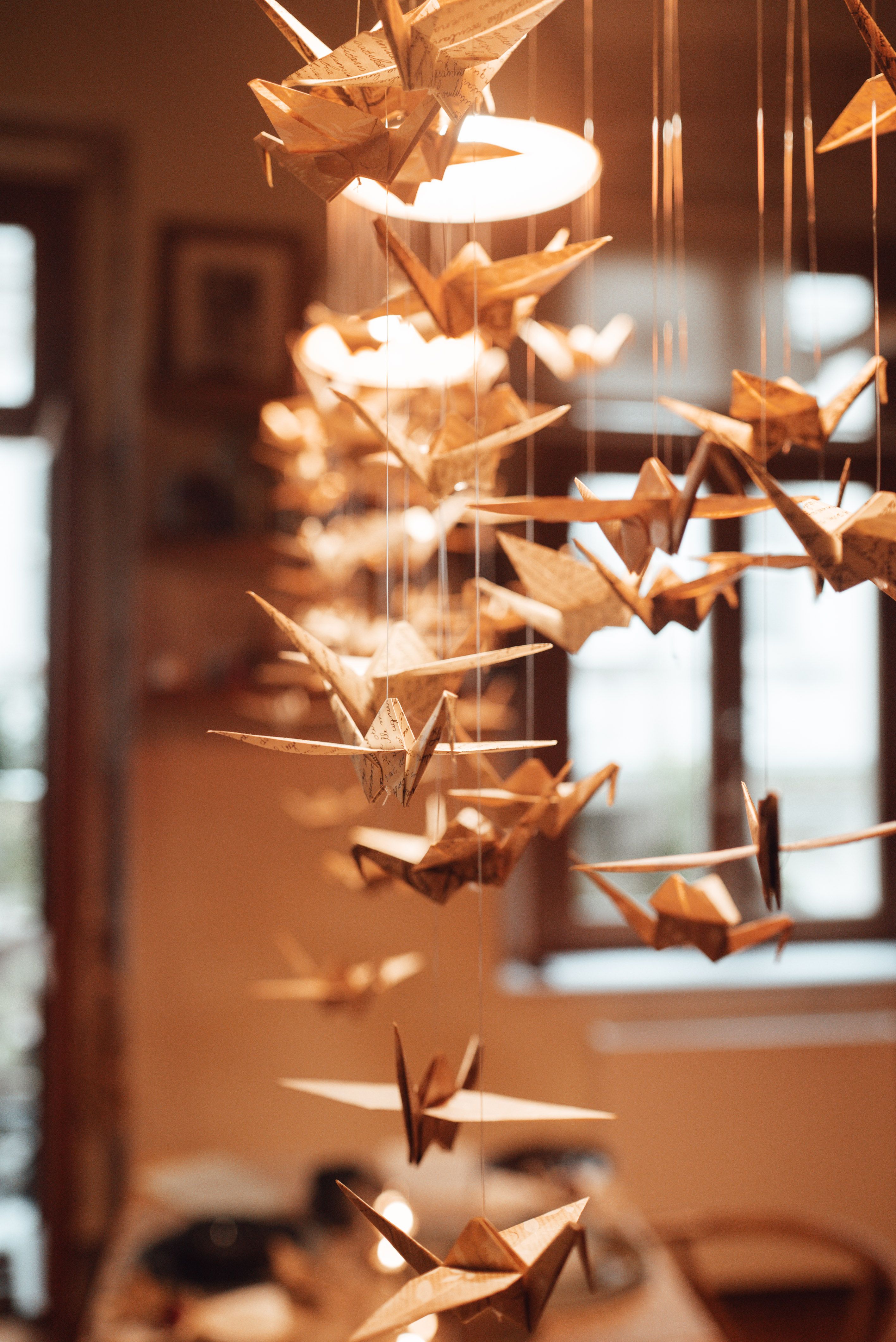 Paper Art Hanging in the Room · Free Stock Photo