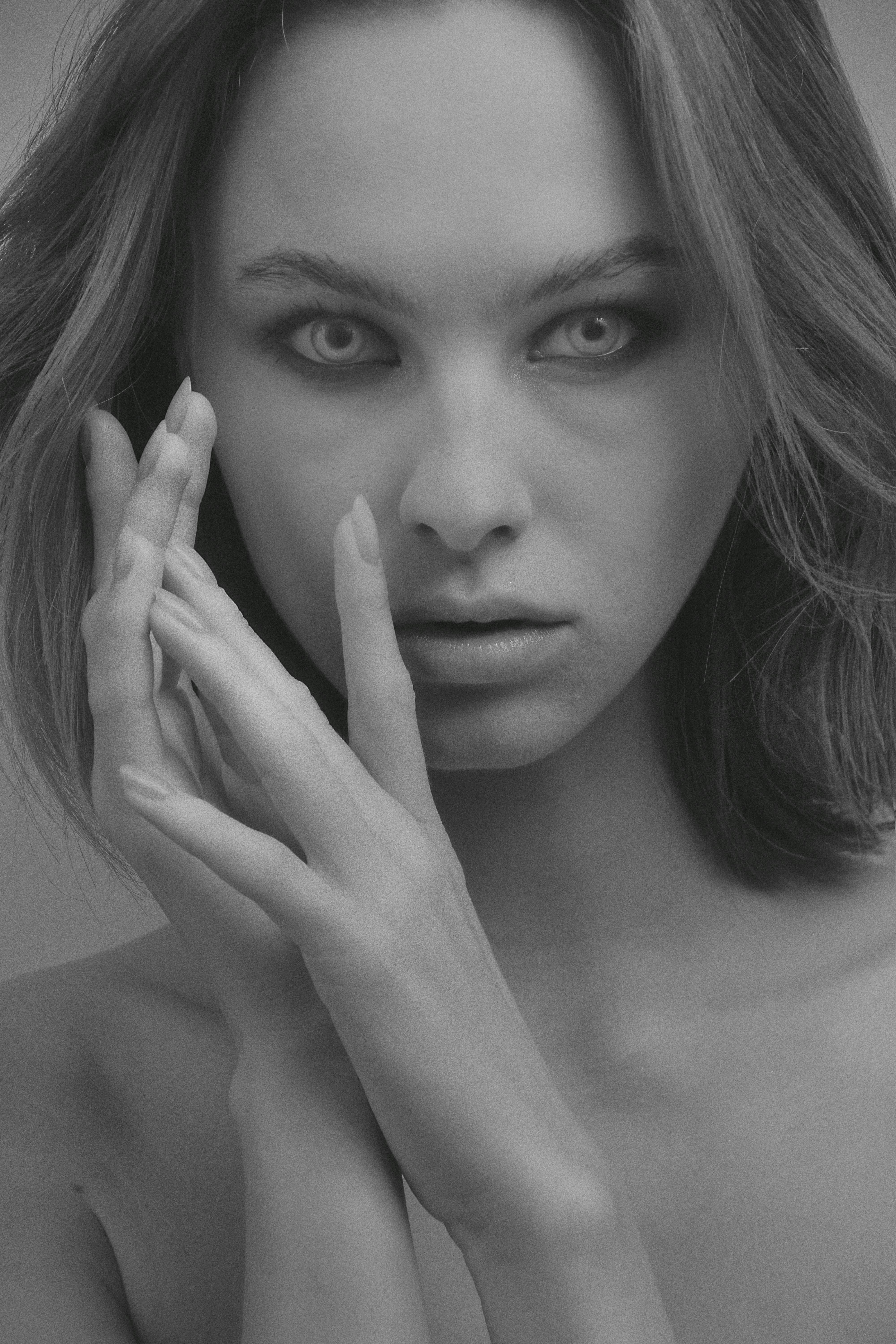 A Woman Projecting Beautifully at the Camera · Free Stock Photo