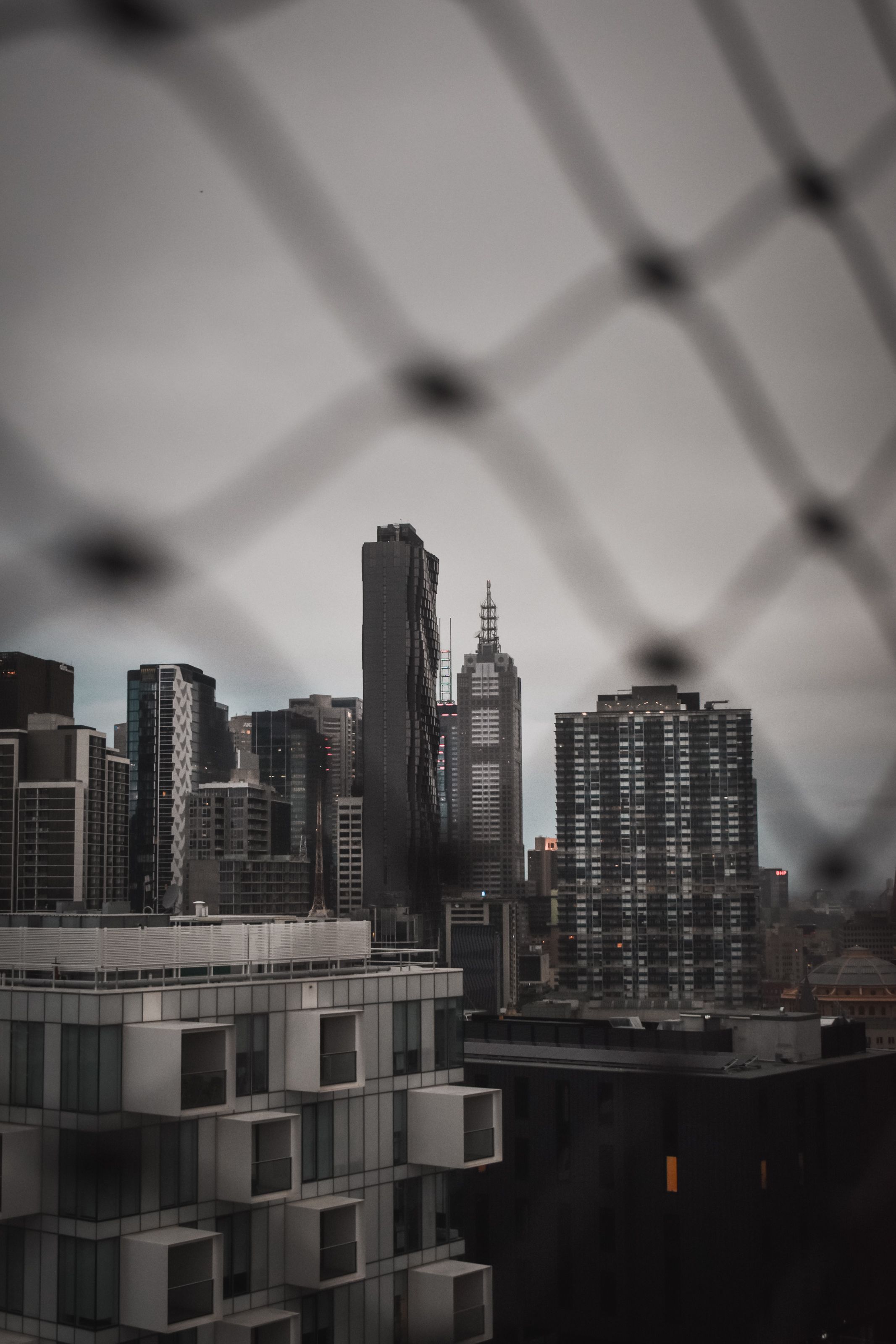 Aerial Photography of Concrete Buildings · Free Stock Photo
