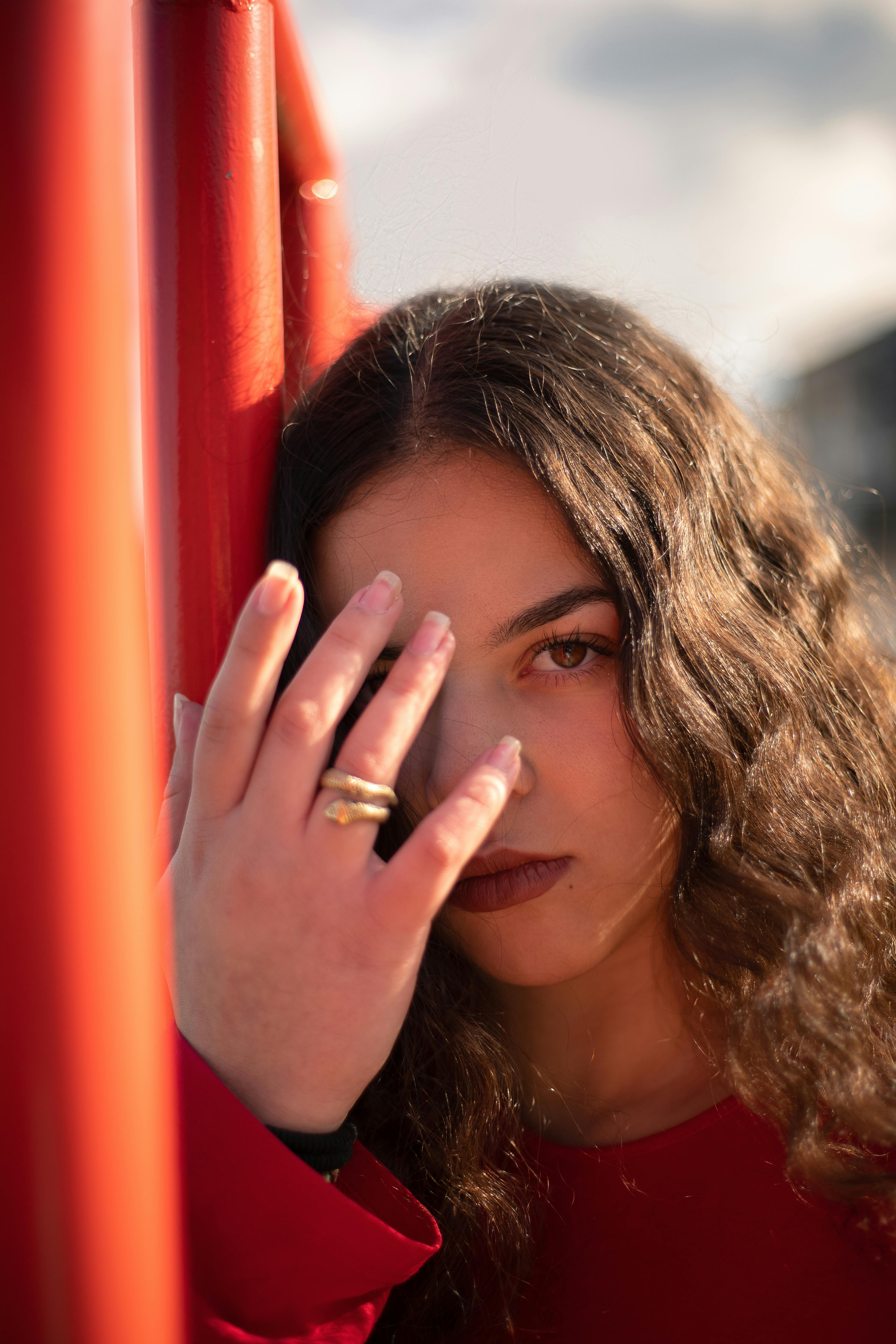 Woman Lean Head on Hand · Free Stock Photo