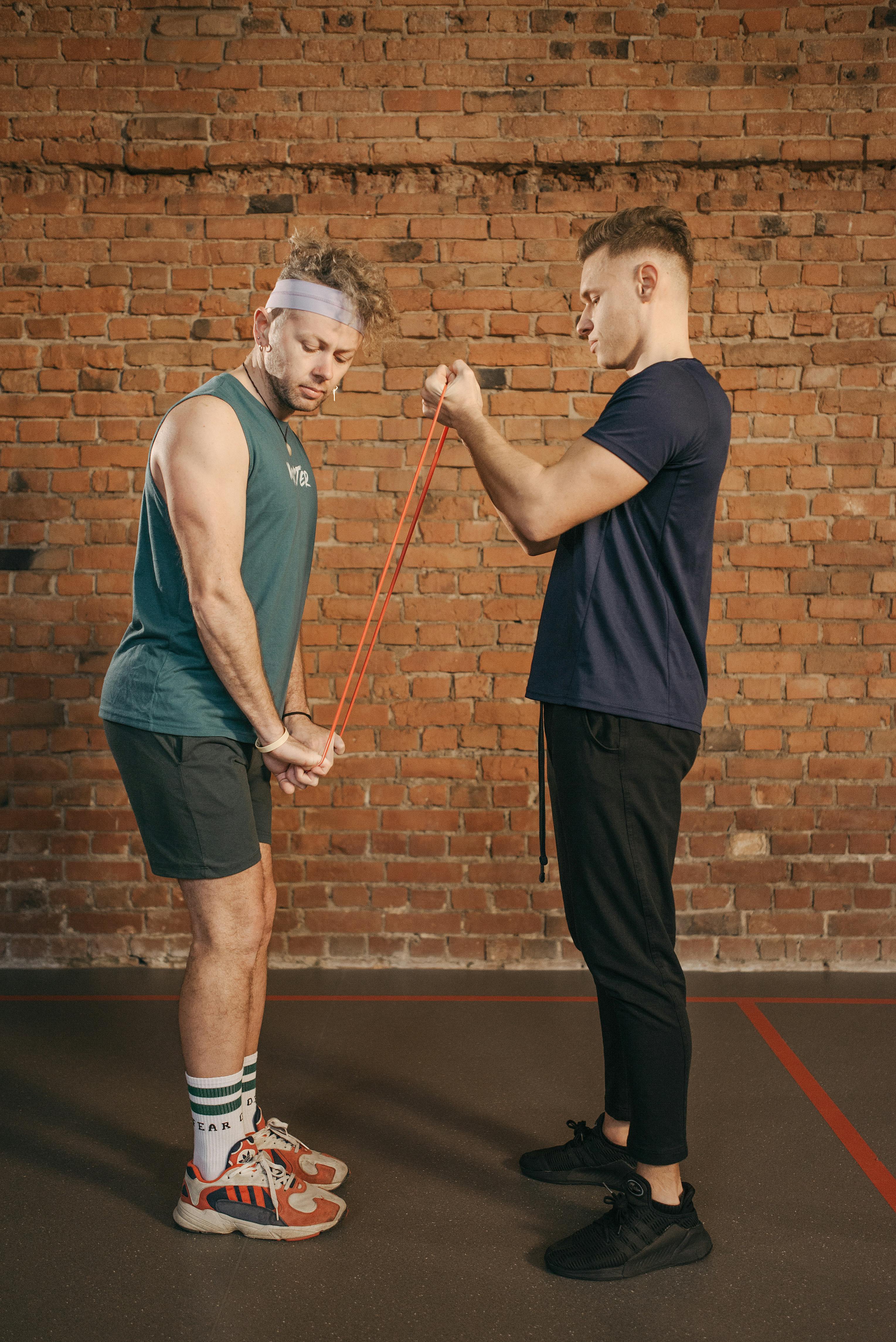 Two Men Exercising Together · Free Stock Photo