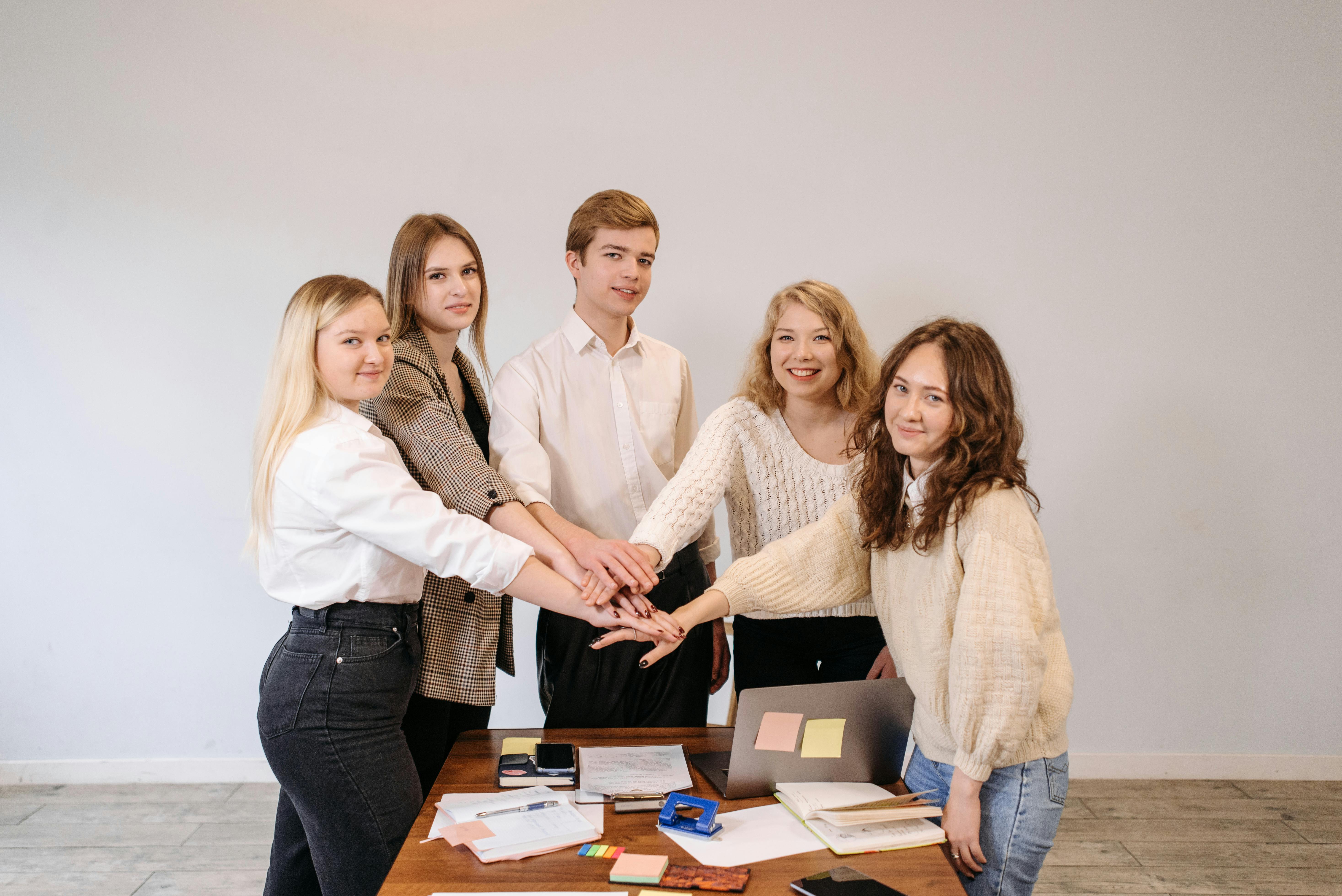 Group of Young People at Work · Free Stock Photo