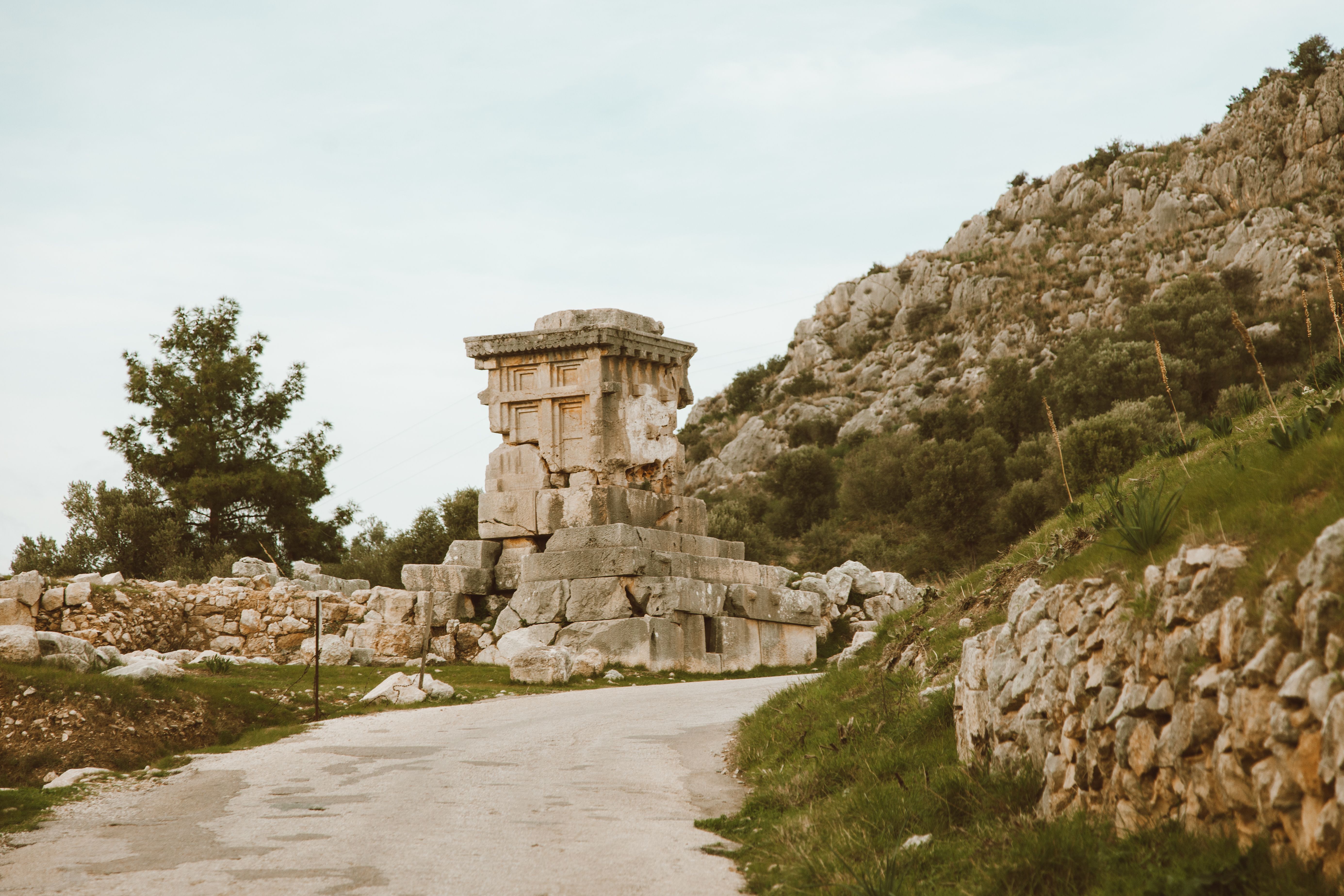 View of a Monument Ruin in Mountains · Free Stock Photo
