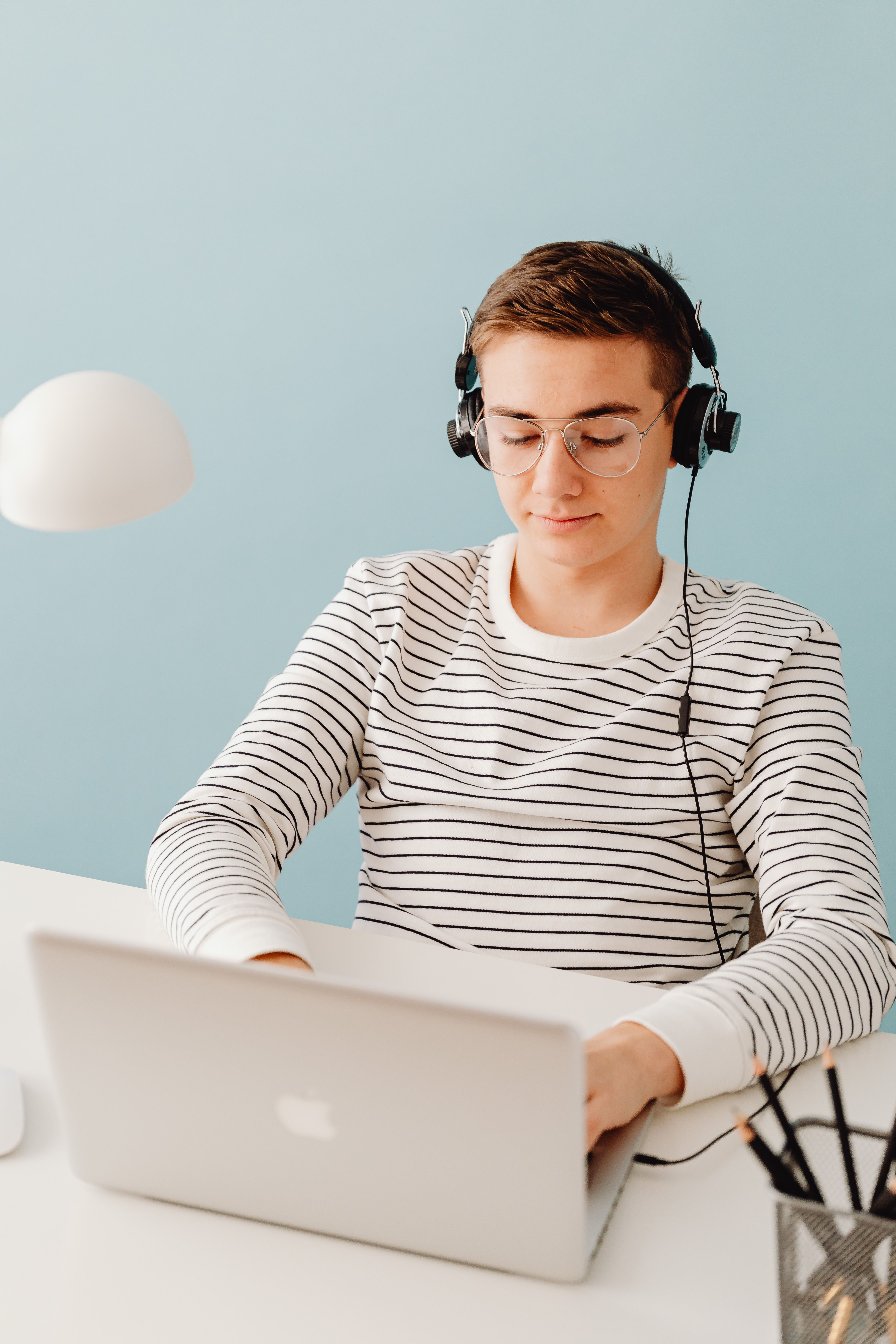 A Man Using Laptop · Free Stock Photo
