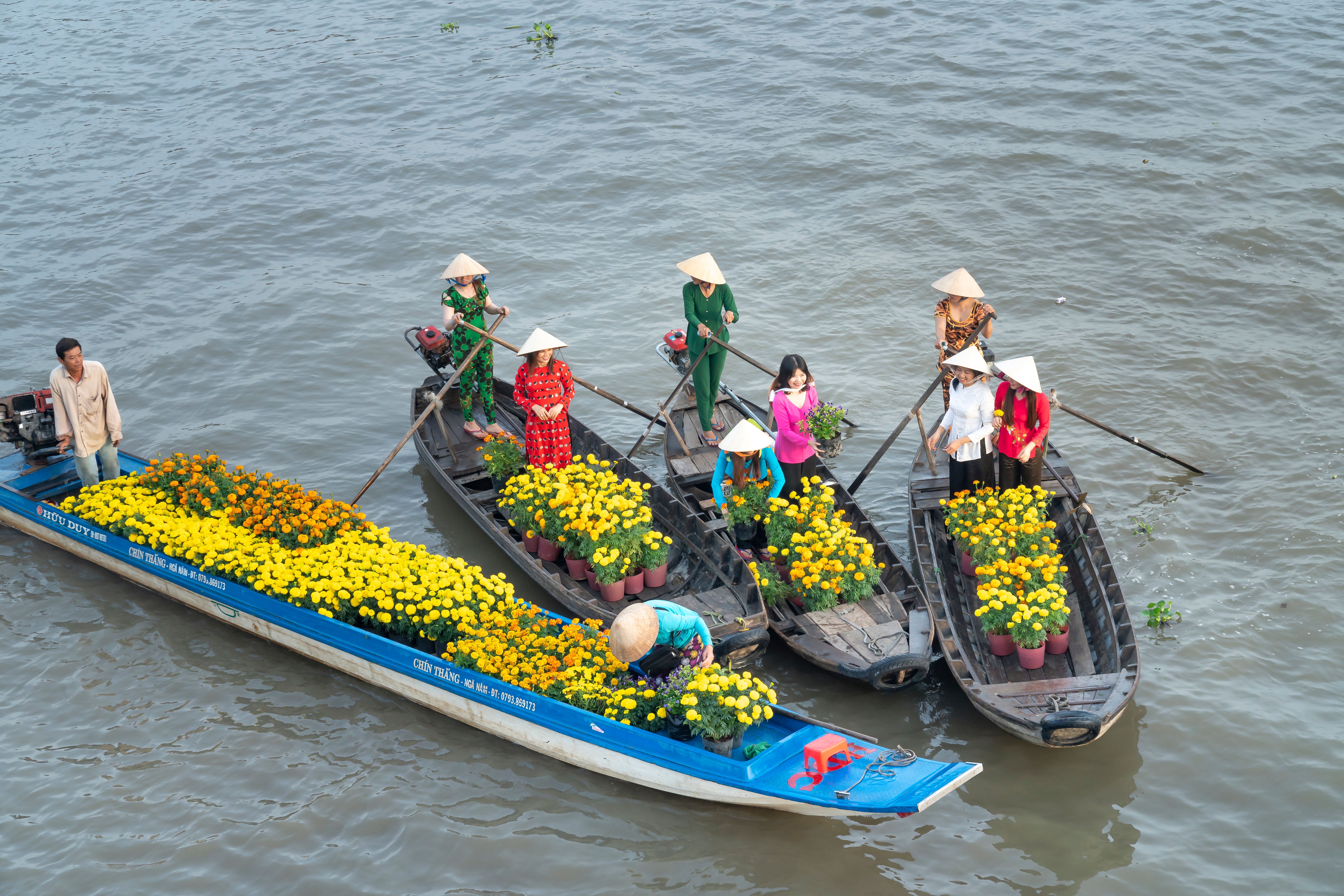 Vietnamese Floating Market Photos, Download The BEST Free Vietnamese ...