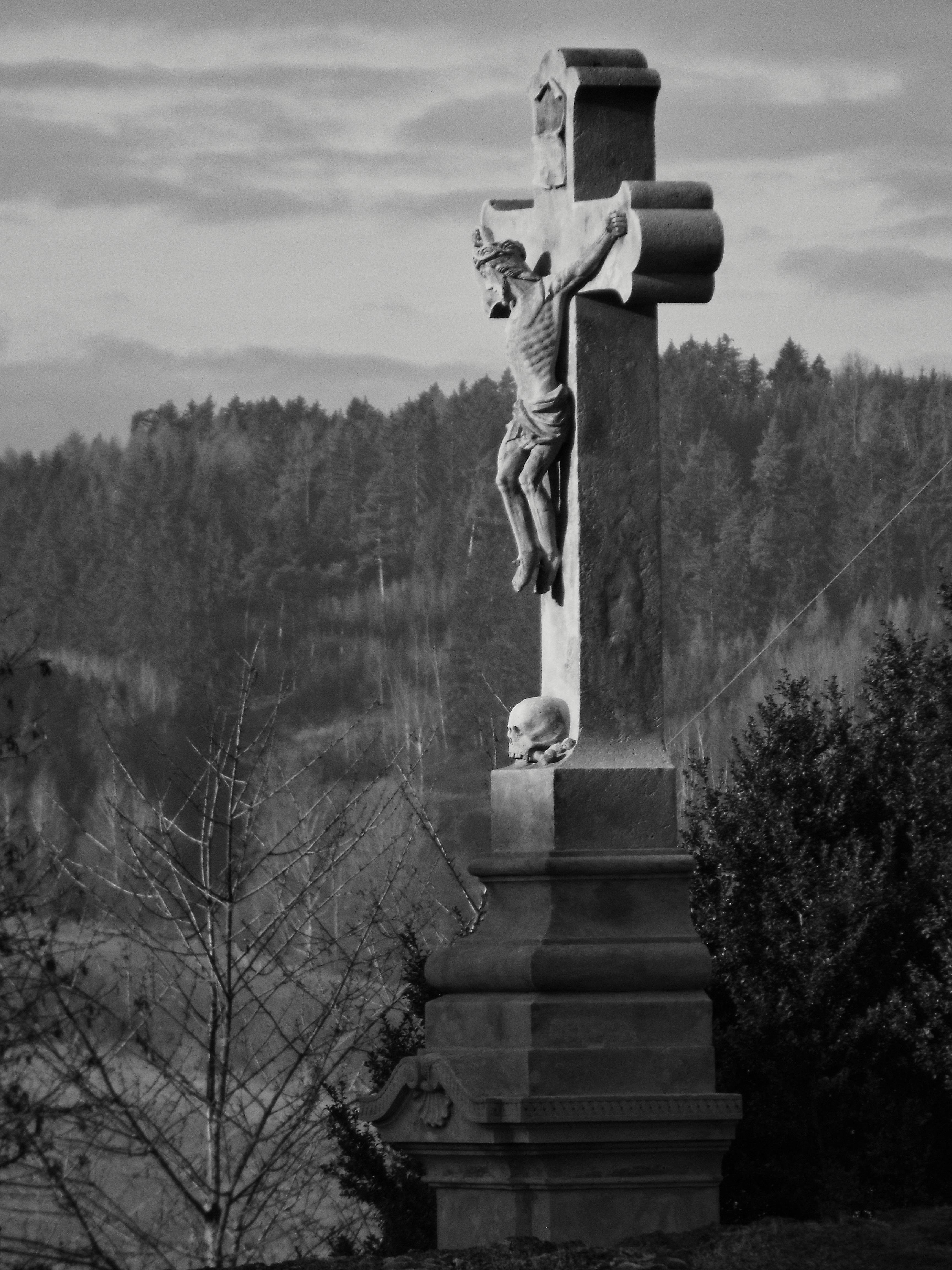 Grayscale Photo Of Jesus Christ · Free Stock Photo