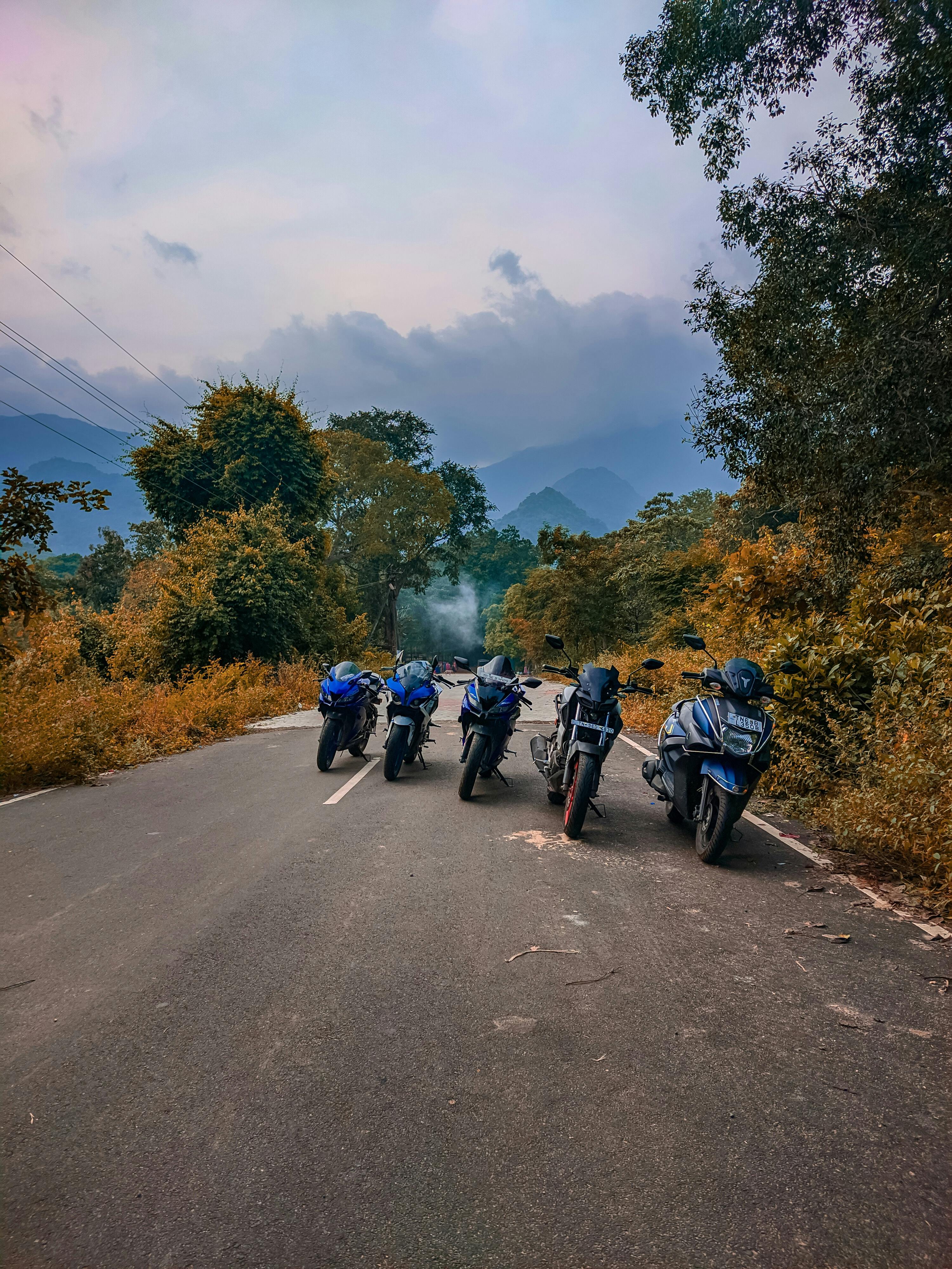 A BMW Motorcycles on the Road · Free Stock Photo