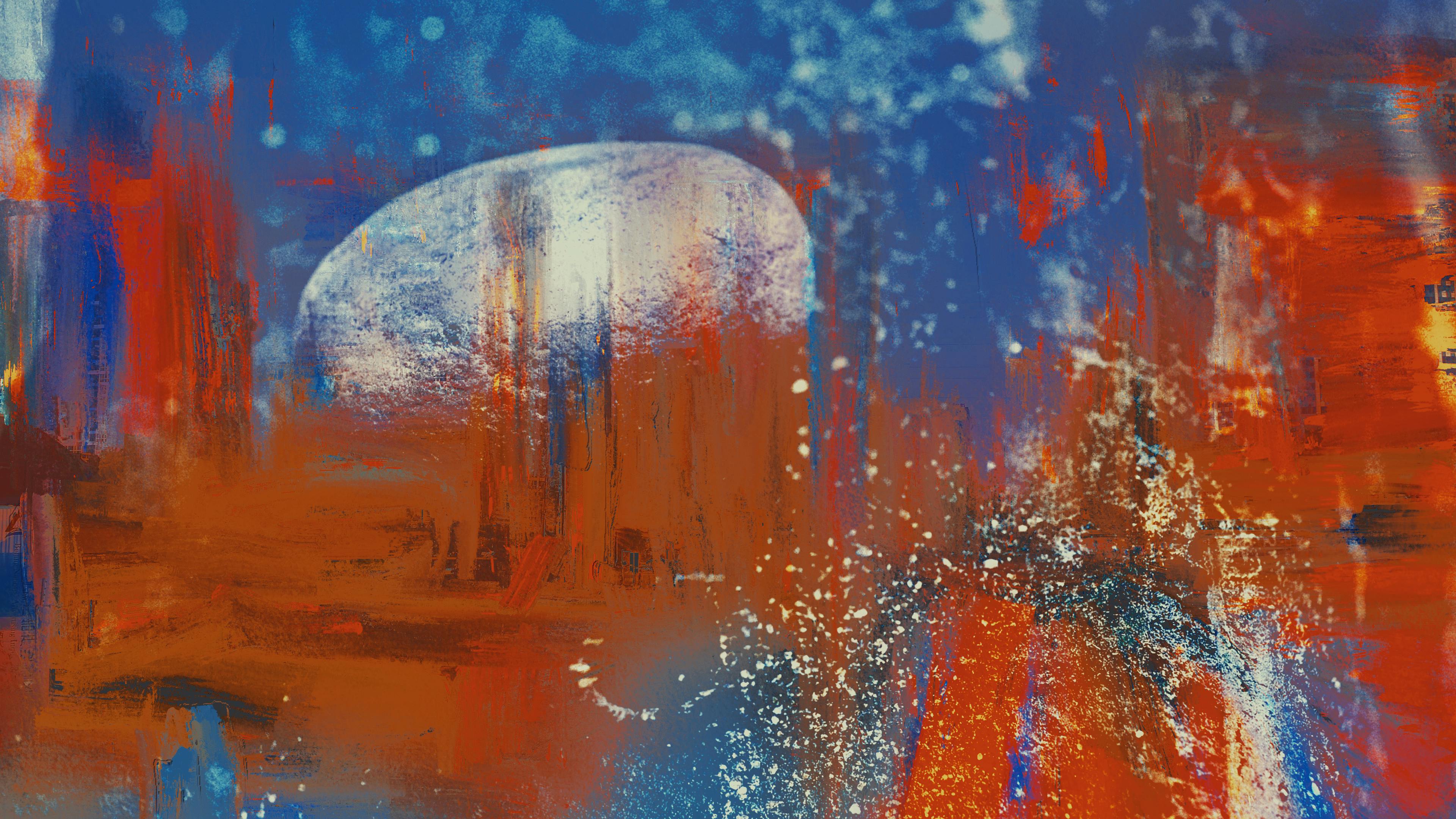 White Abstract Painting · Free Stock Photo