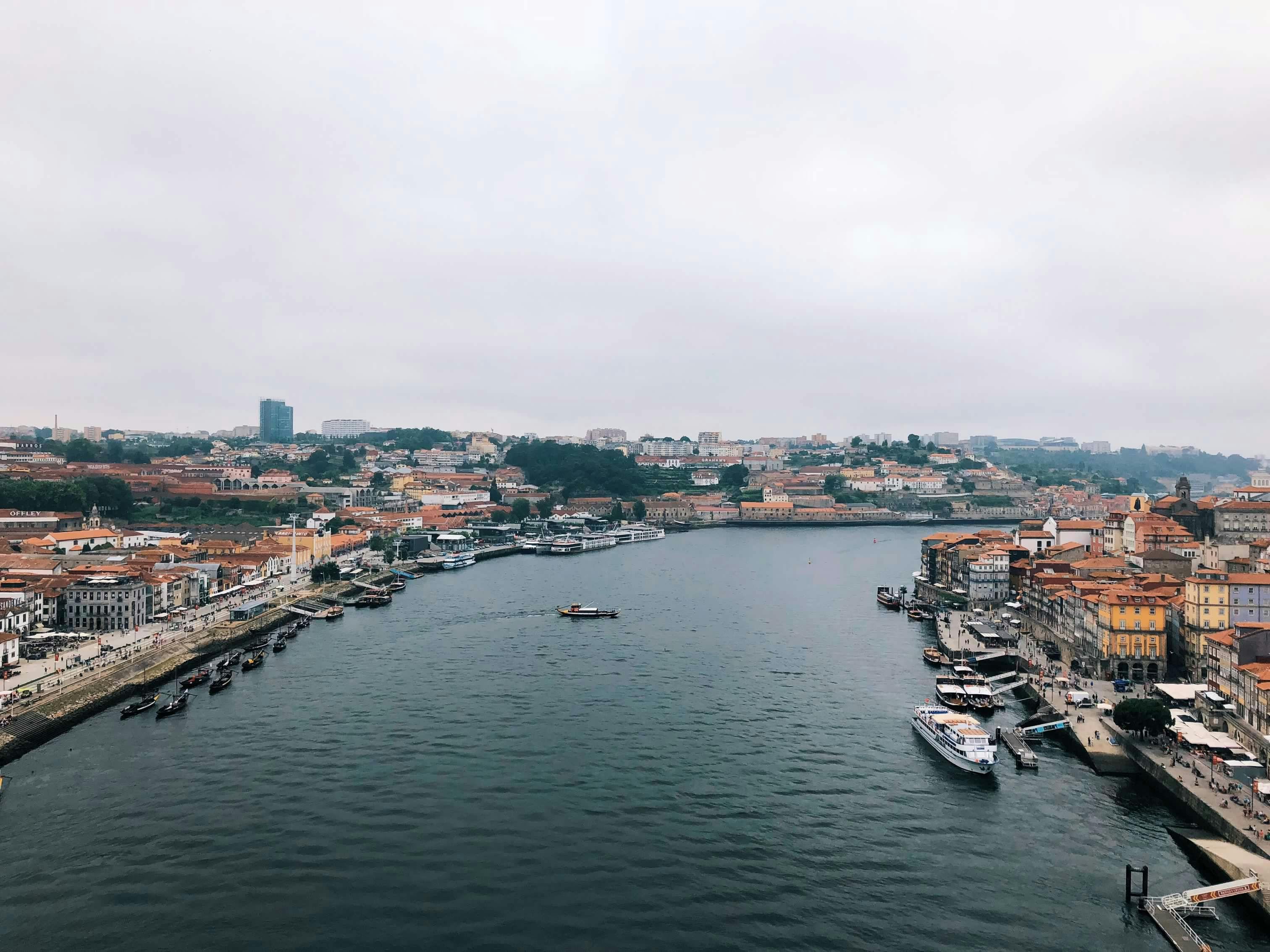 Modern Building at River Bank · Free Stock Photo