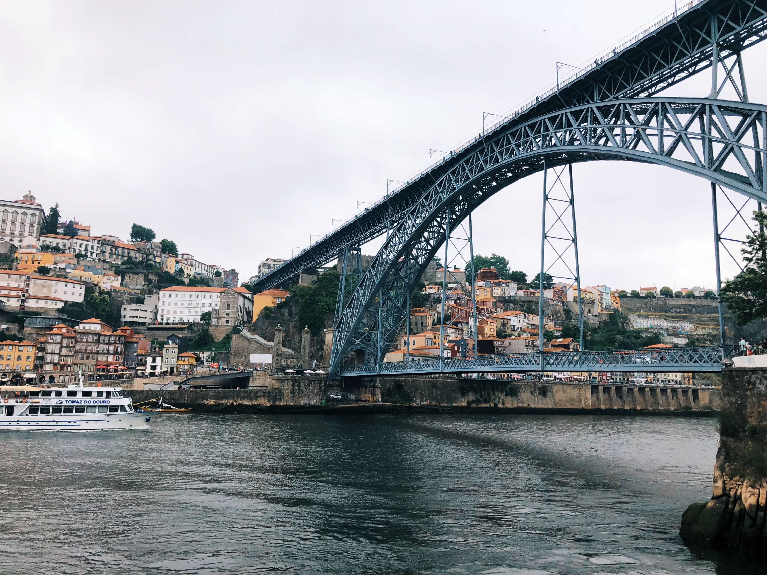 White Arch Bridge Under Cloudy Sky · Free Stock Photo