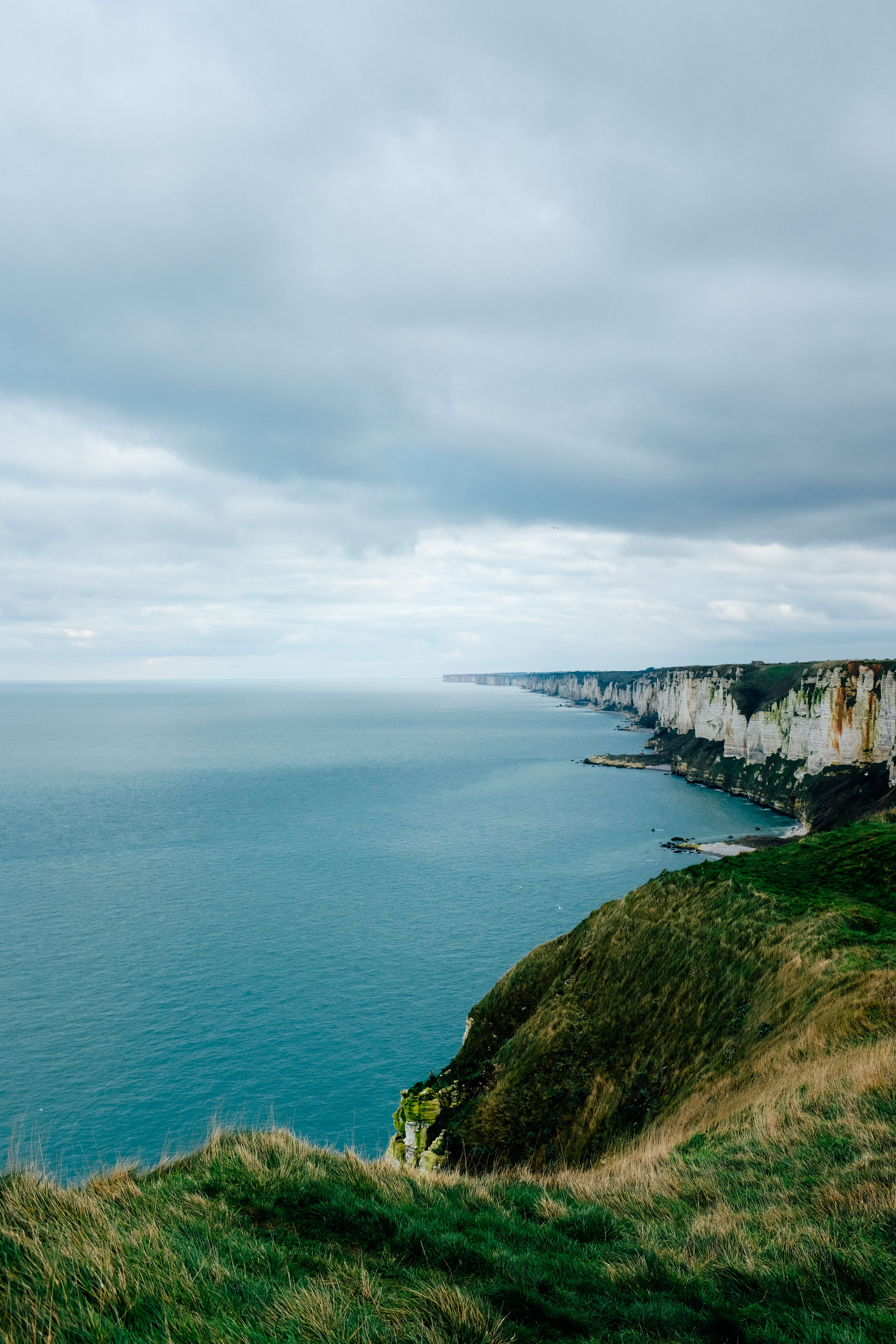 Aerial View Of A Plateau With The View Of The Sea · Free Stock Photo