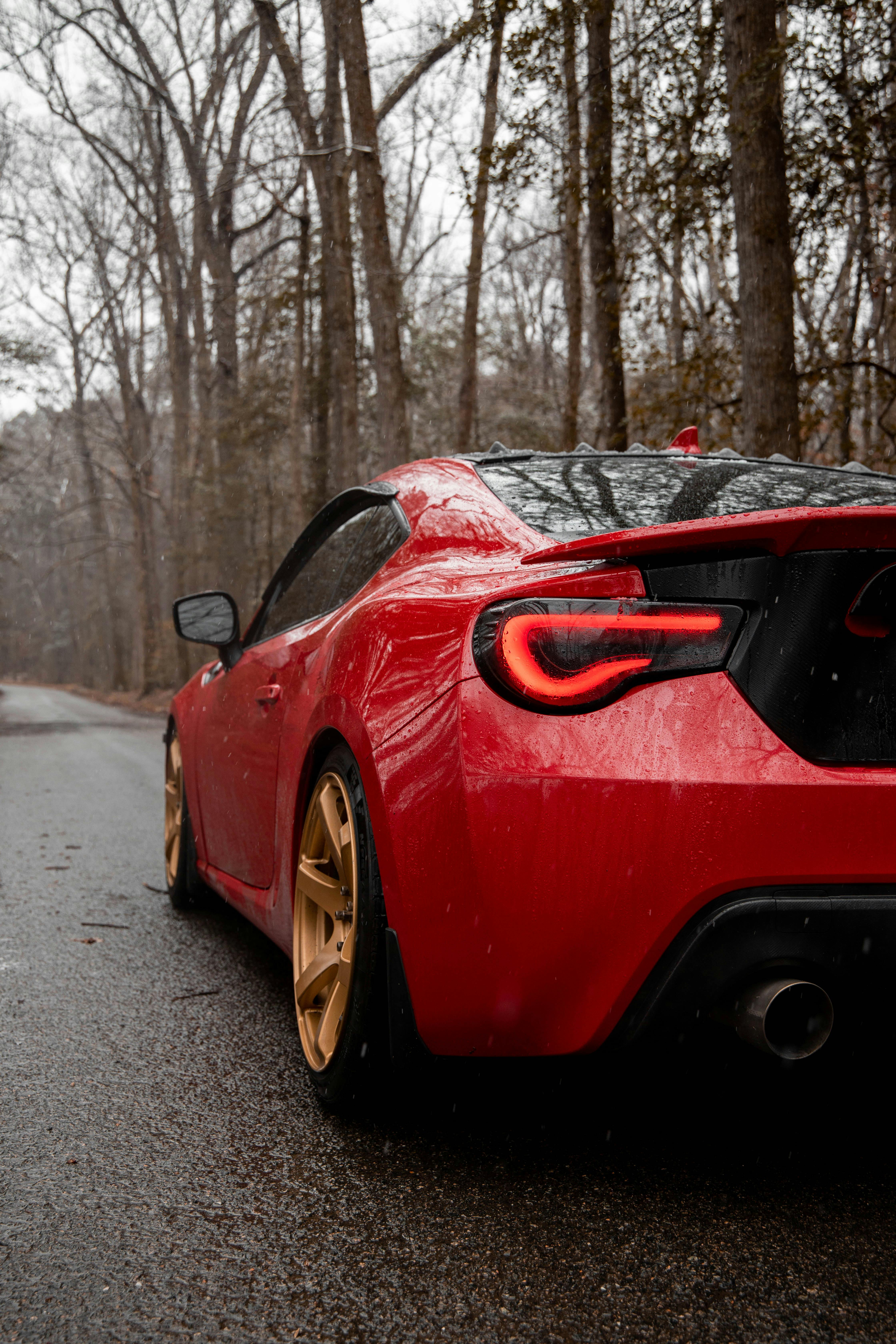 Back View of Red Dodge Charger · Free Stock Photo