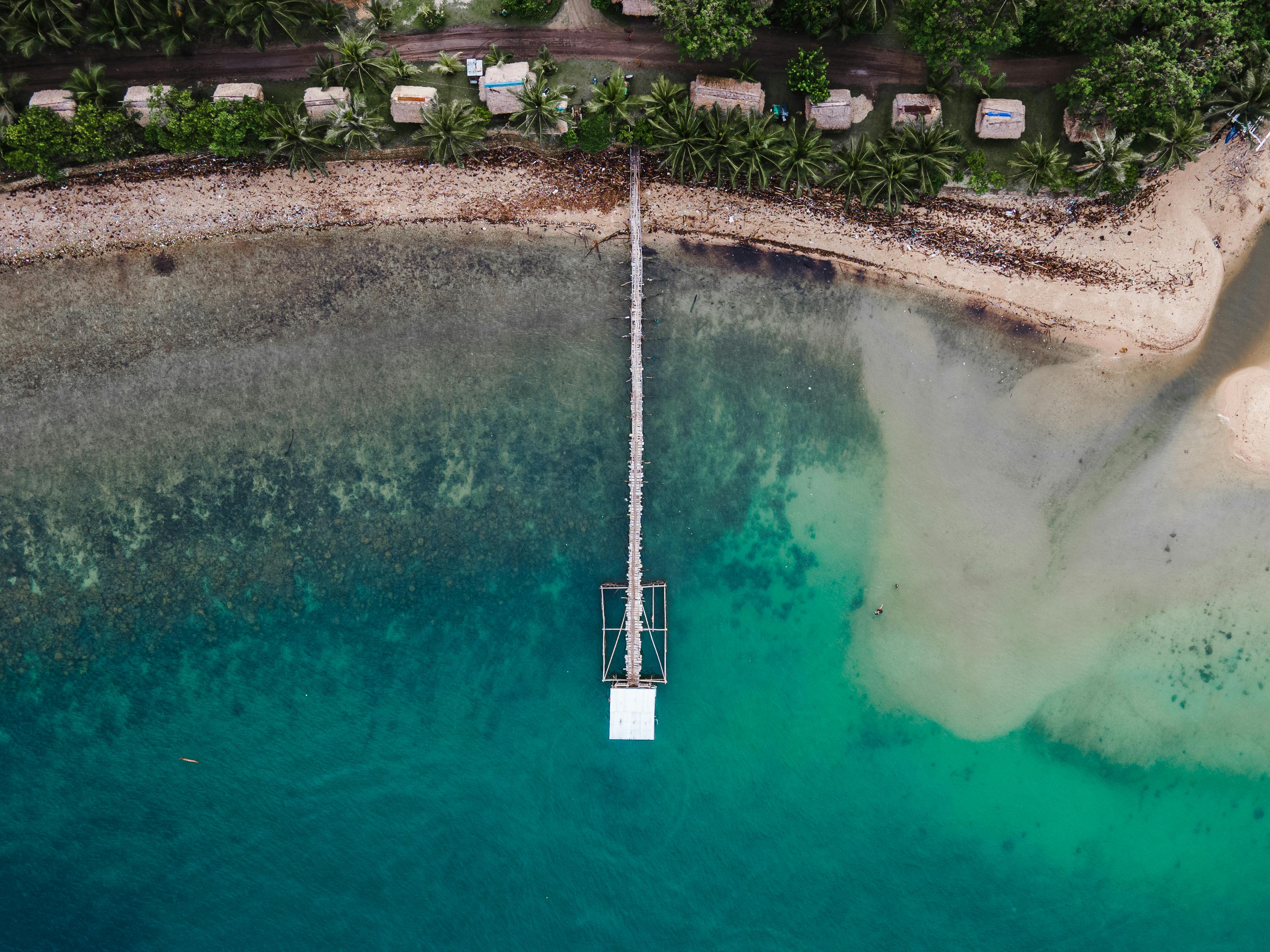 Drone Shot of a Beach · Free Stock Photo