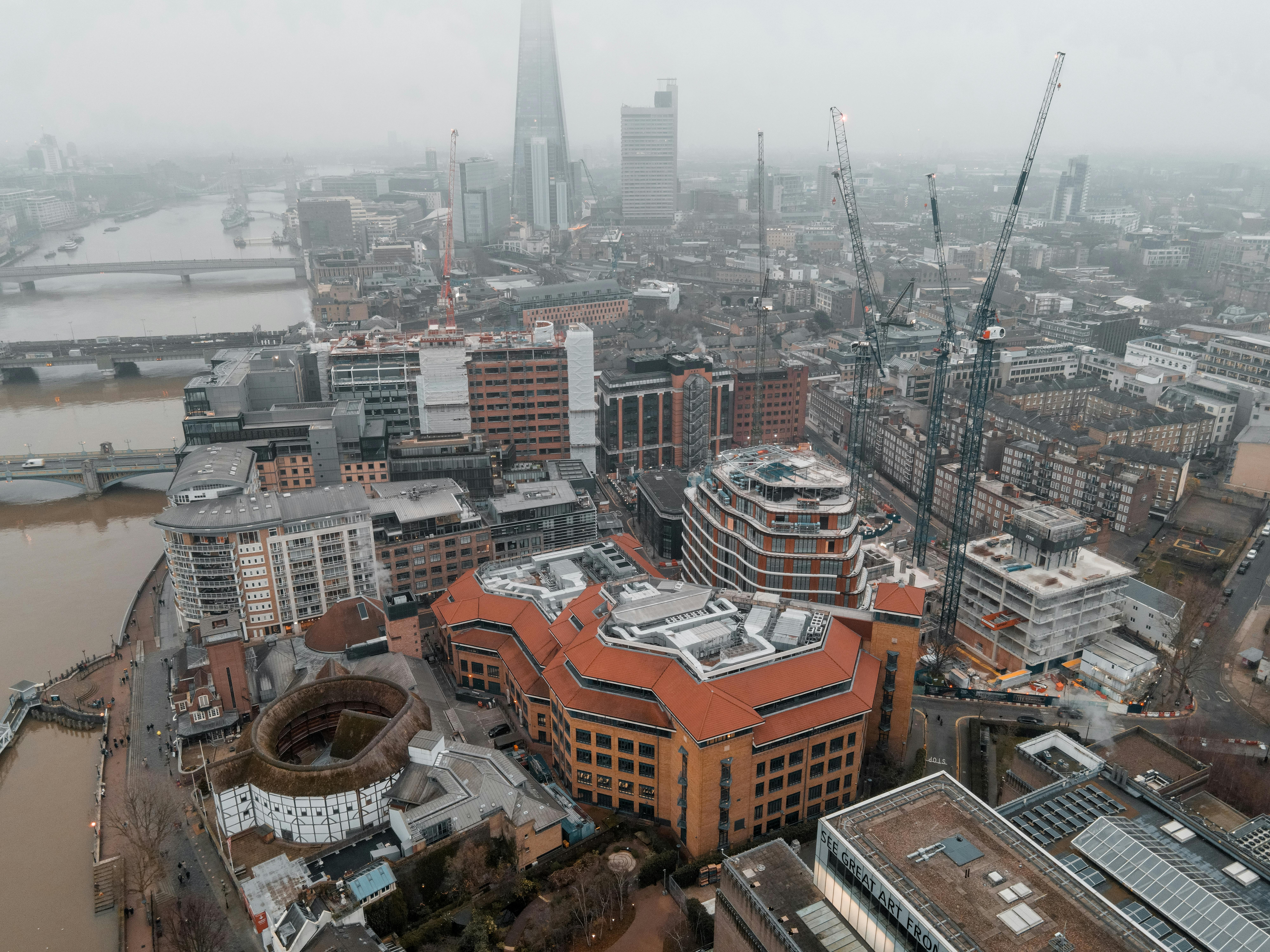 Aerial View of City Buildings · Free Stock Photo