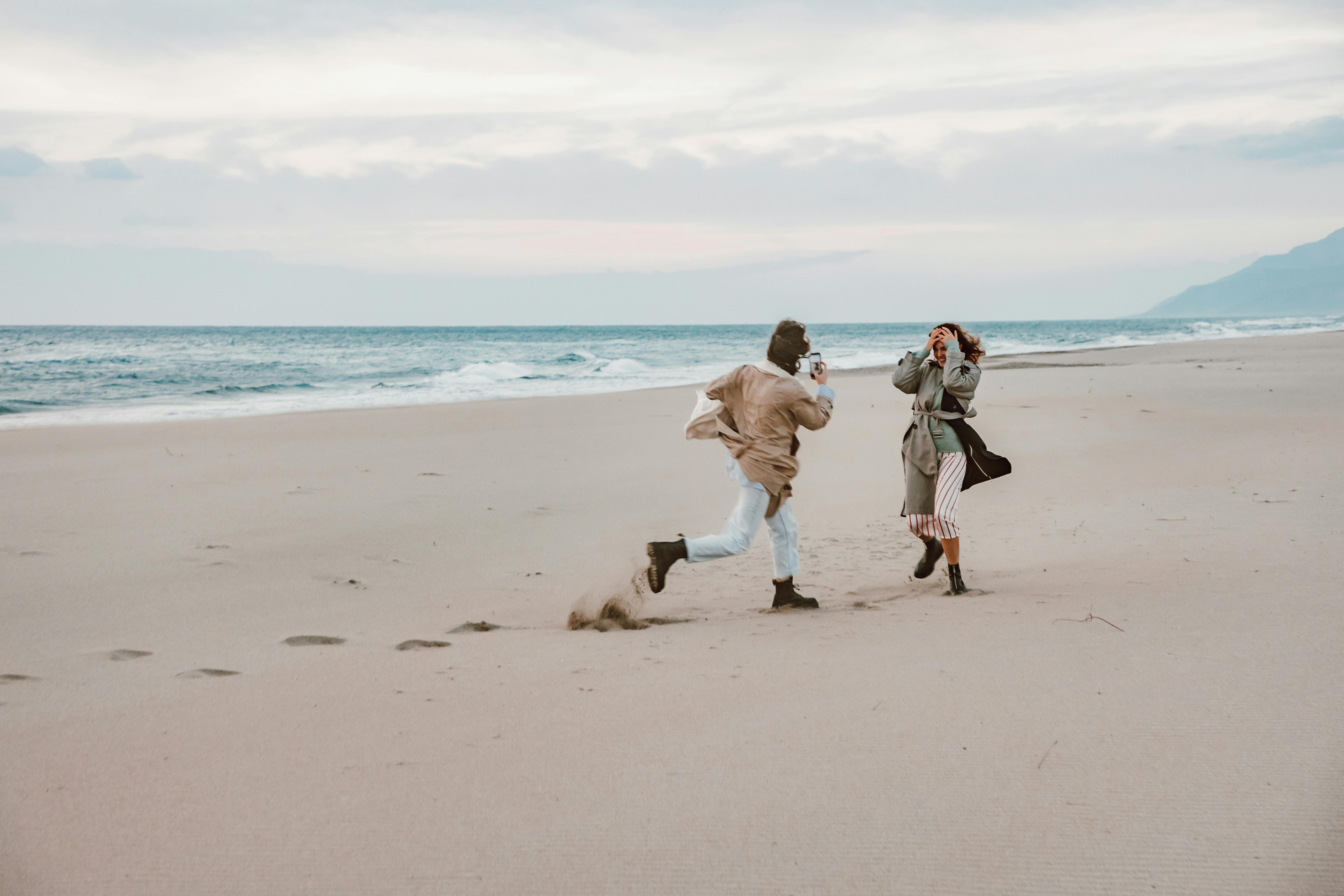 Two Women on a Beach · Free Stock Photo