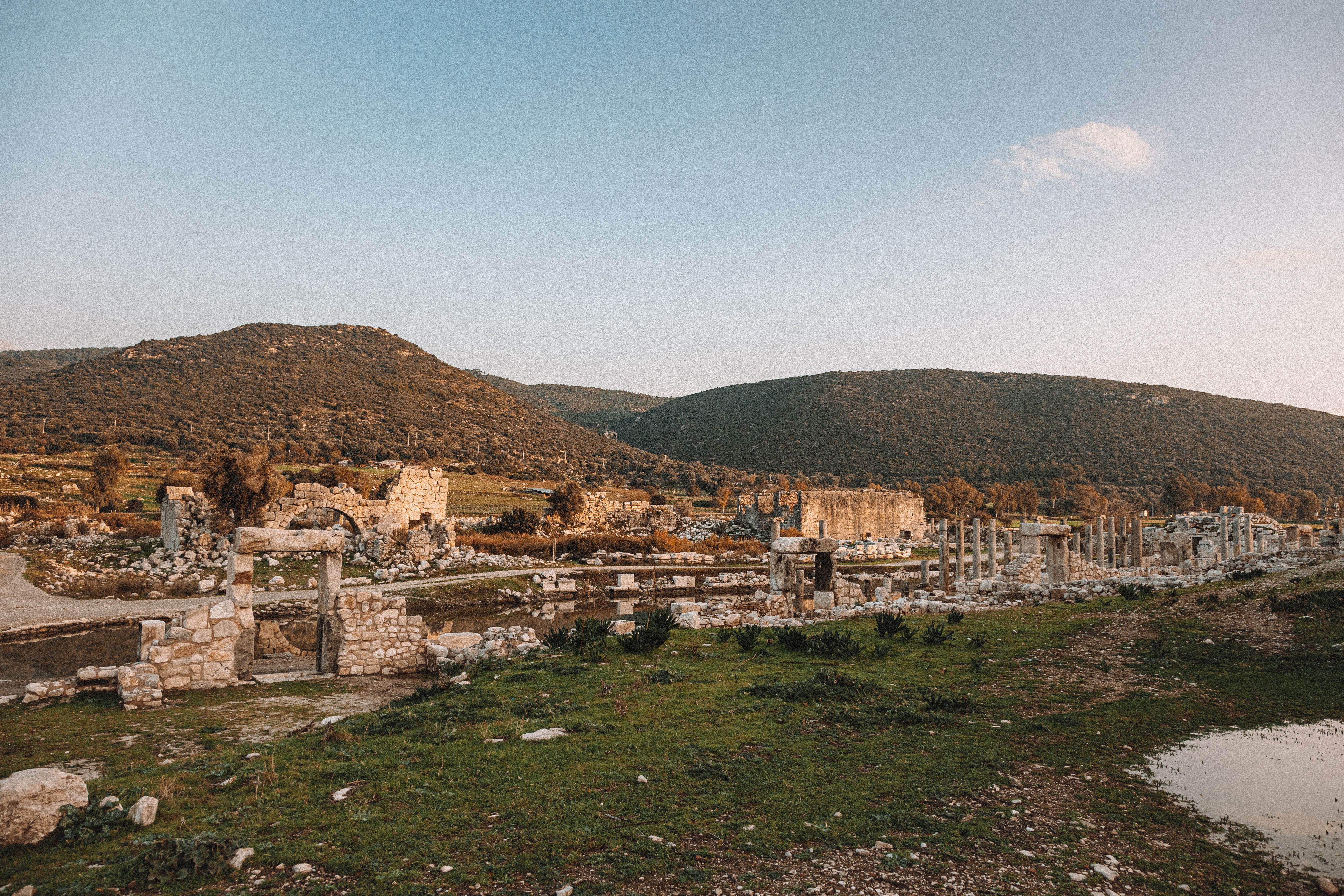 Ruins on Hillside · Free Stock Photo