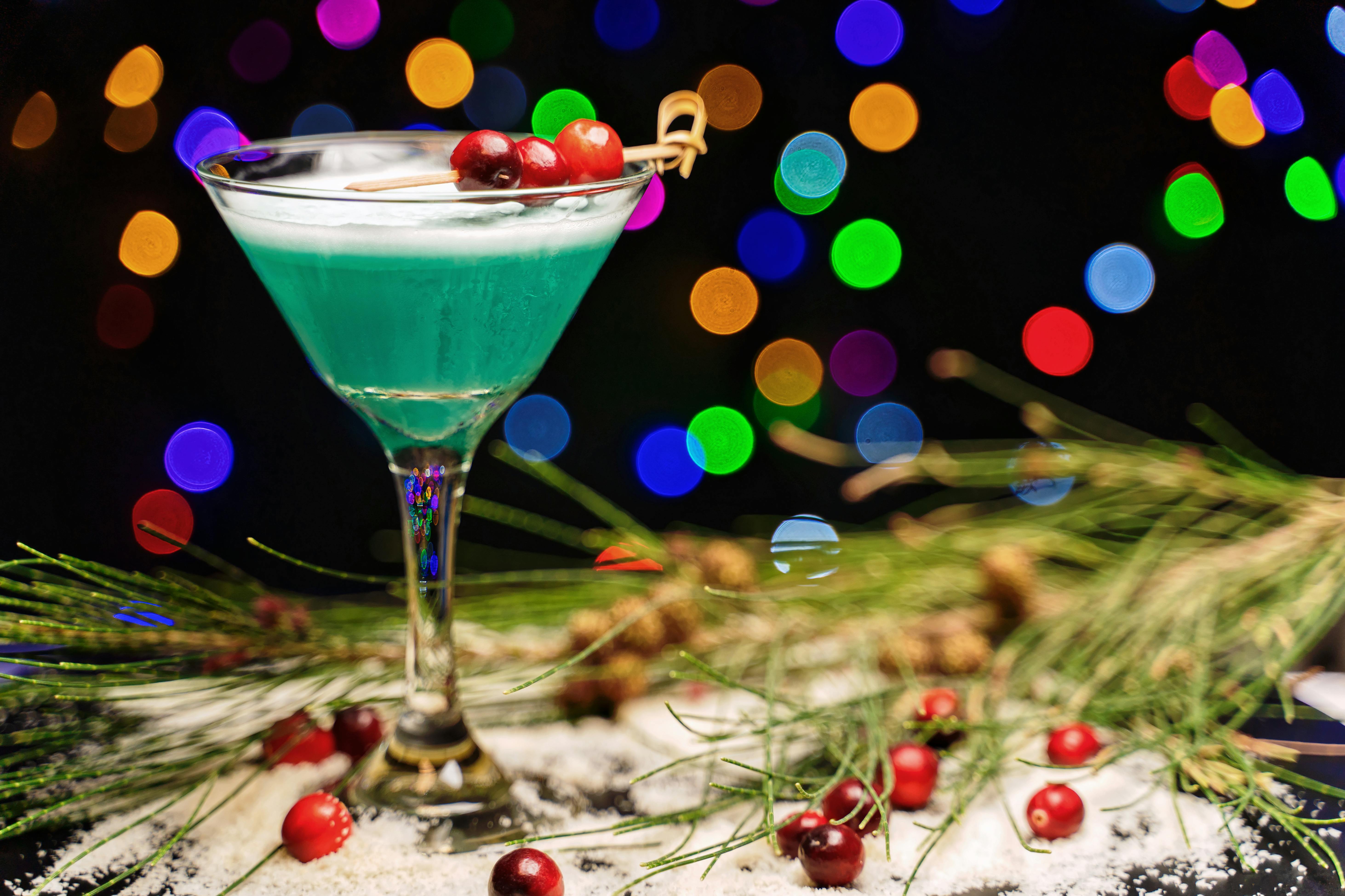 Cocktail in Glass on Table · Free Stock Photo