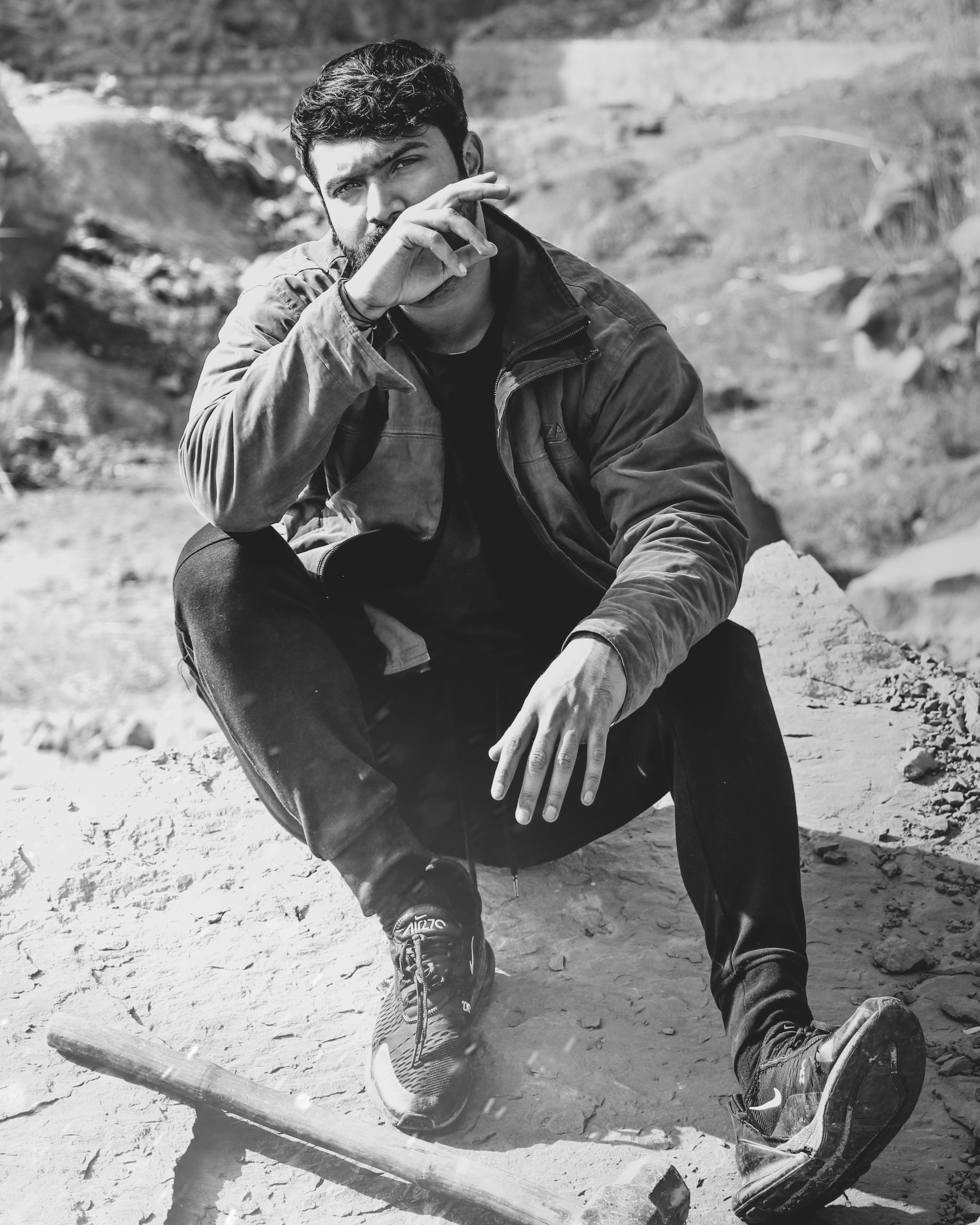 Man with a Beard Wearing a Bucket Hat · Free Stock Photo
