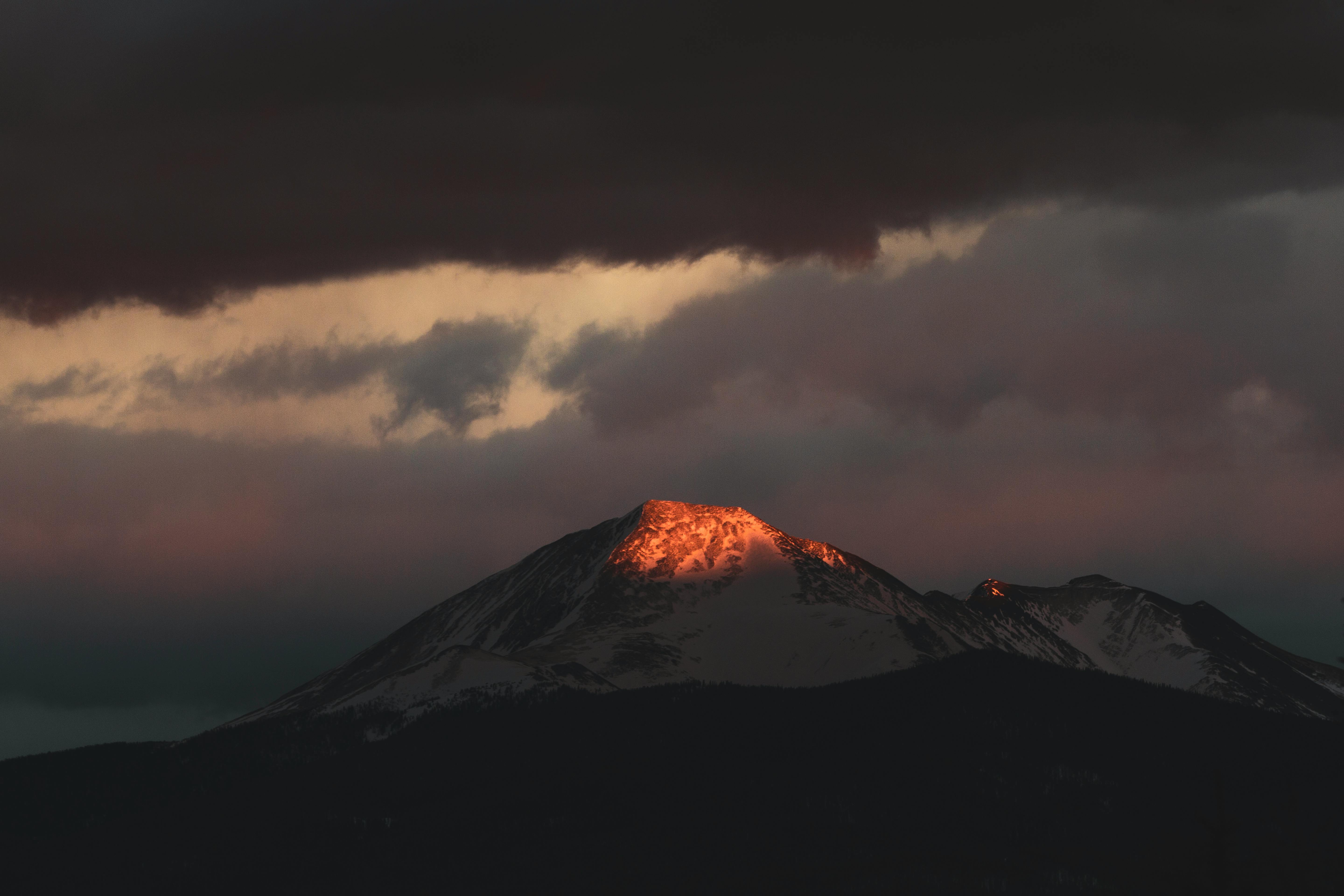 Mountain Under Cloudy Sky · Free Stock Photo