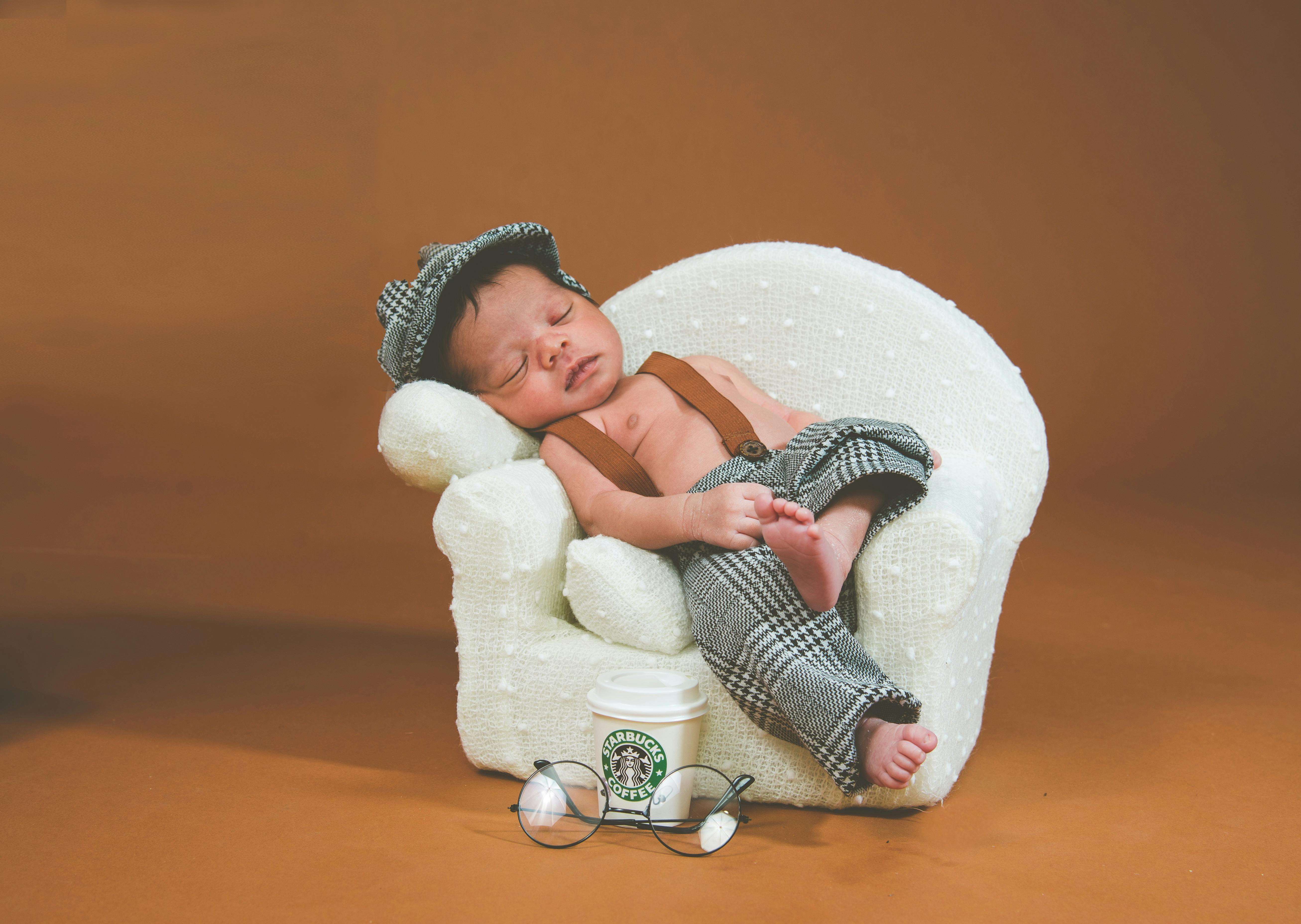 Baby Sleeping on Armchair · Free Stock Photo