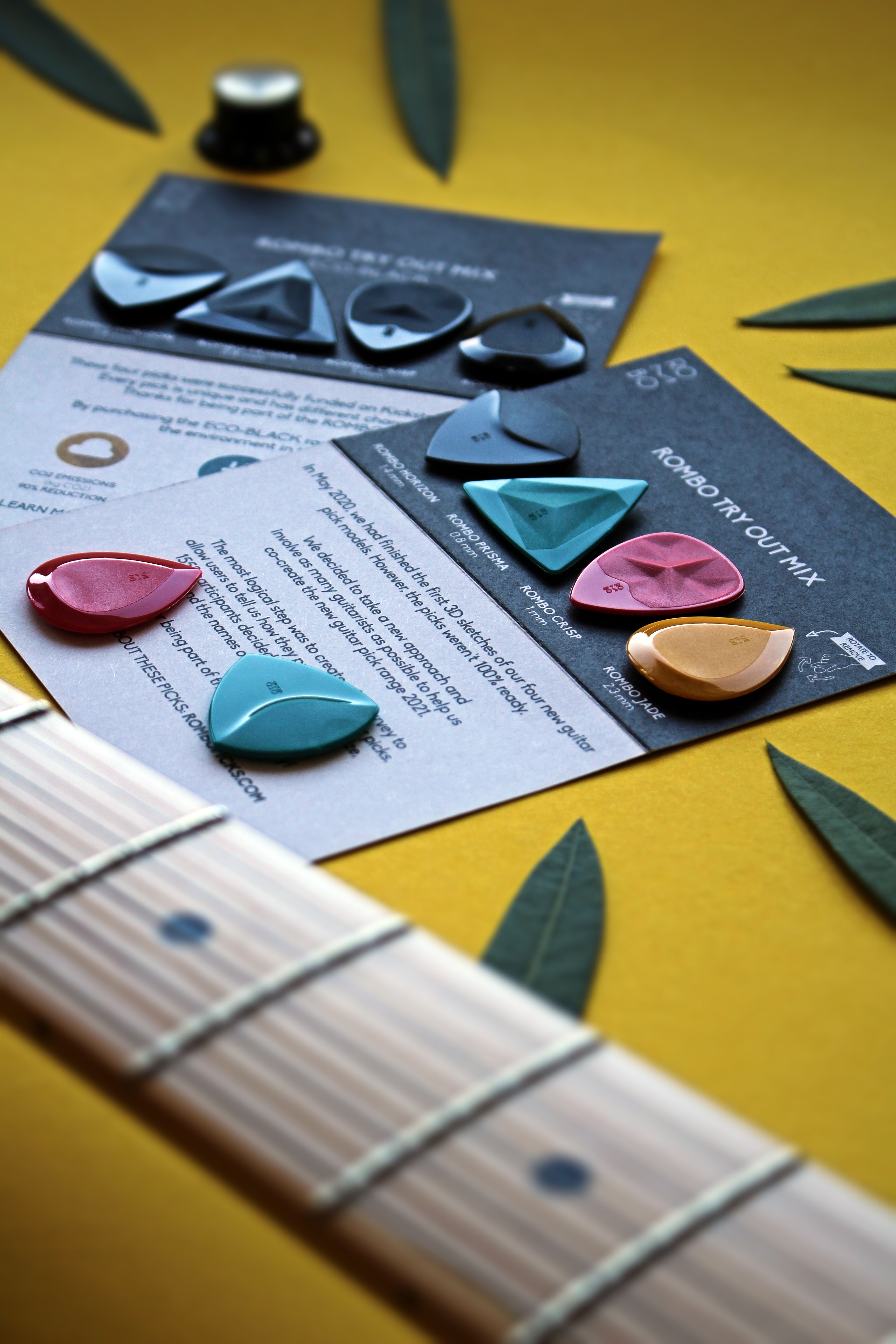 A Yellow Guitar Pick · Free Stock Photo