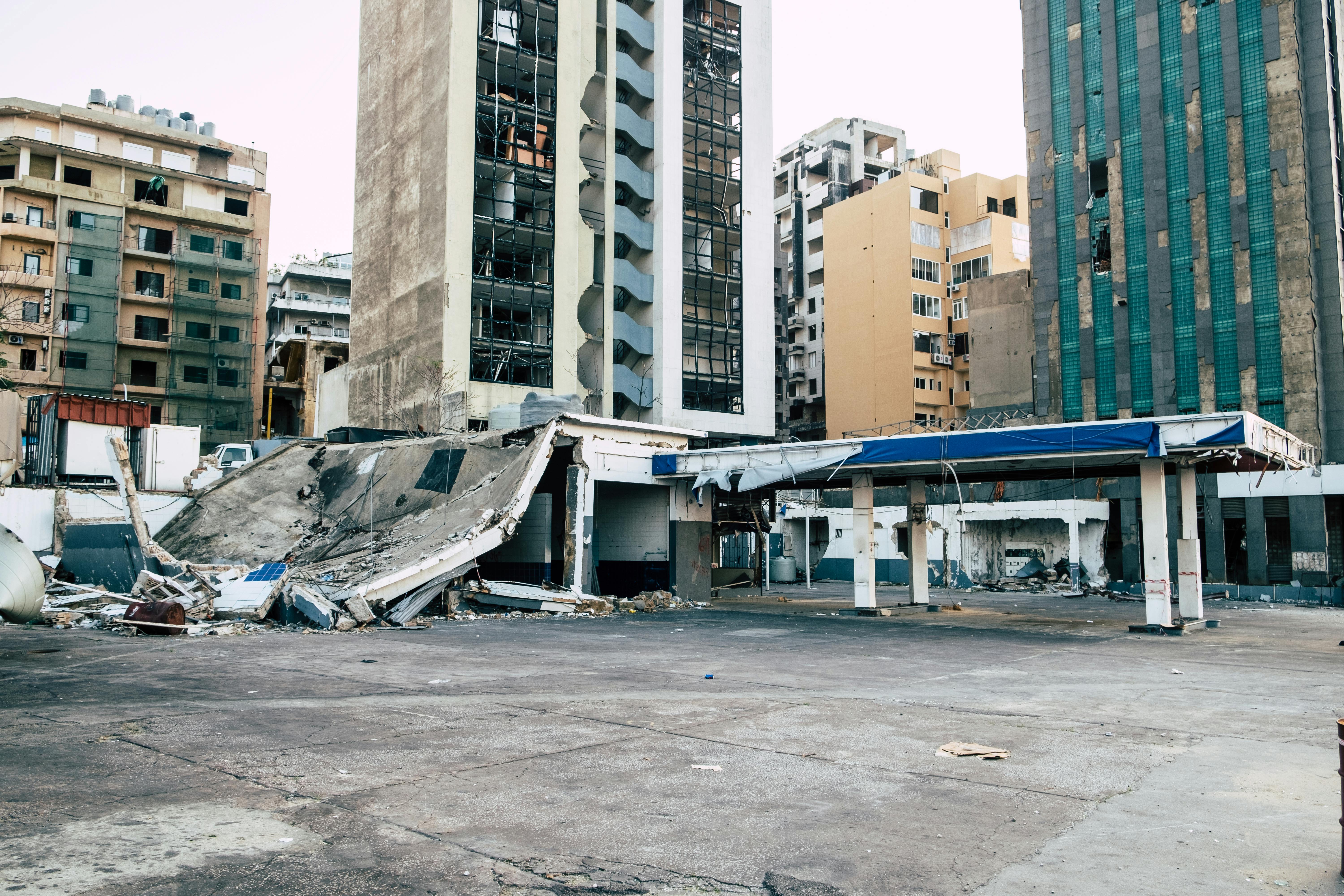 Destroyed Buildings in an Urban Area · Free Stock Photo