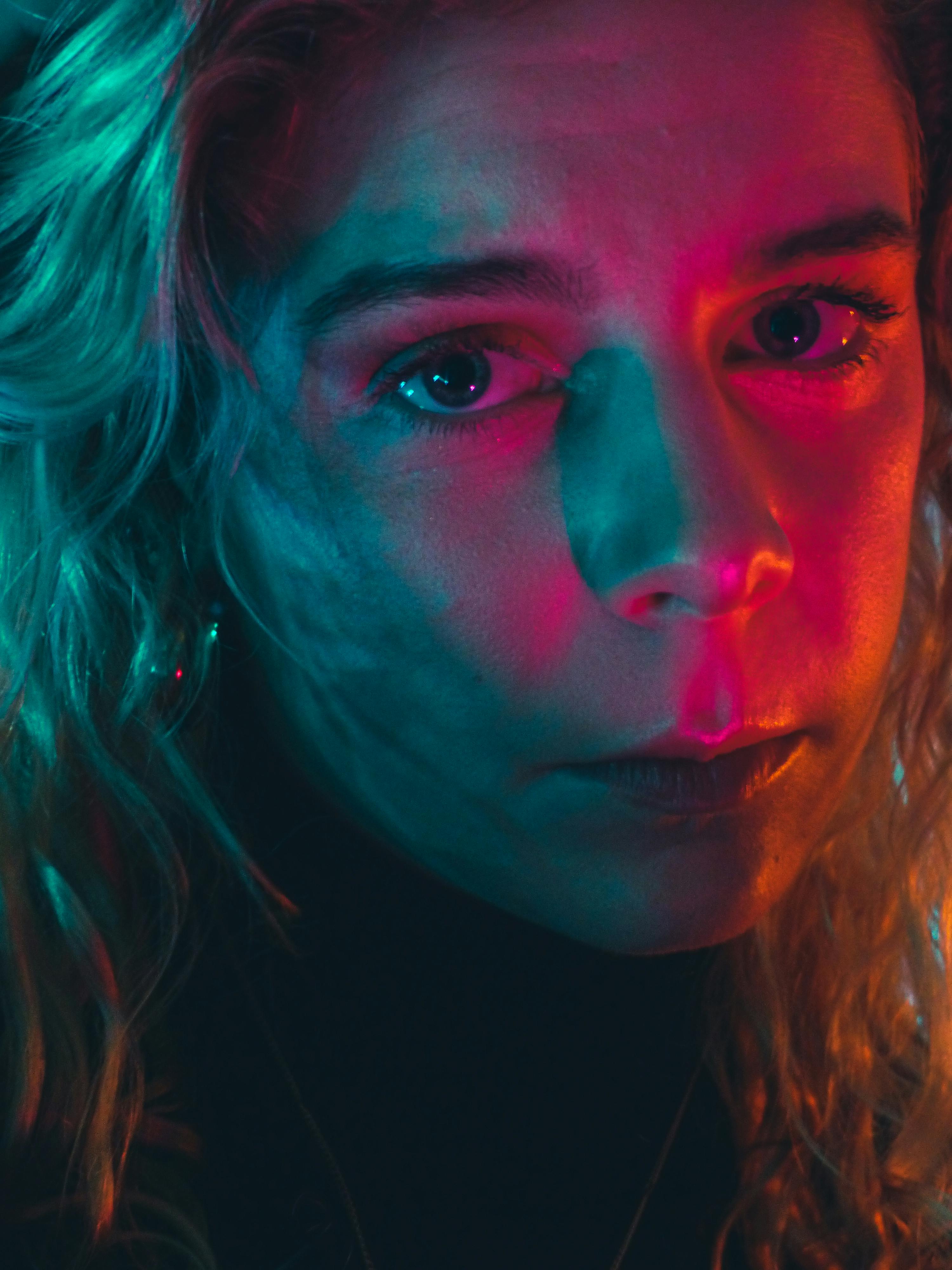 Portrait of a Woman at Dusk · Free Stock Photo