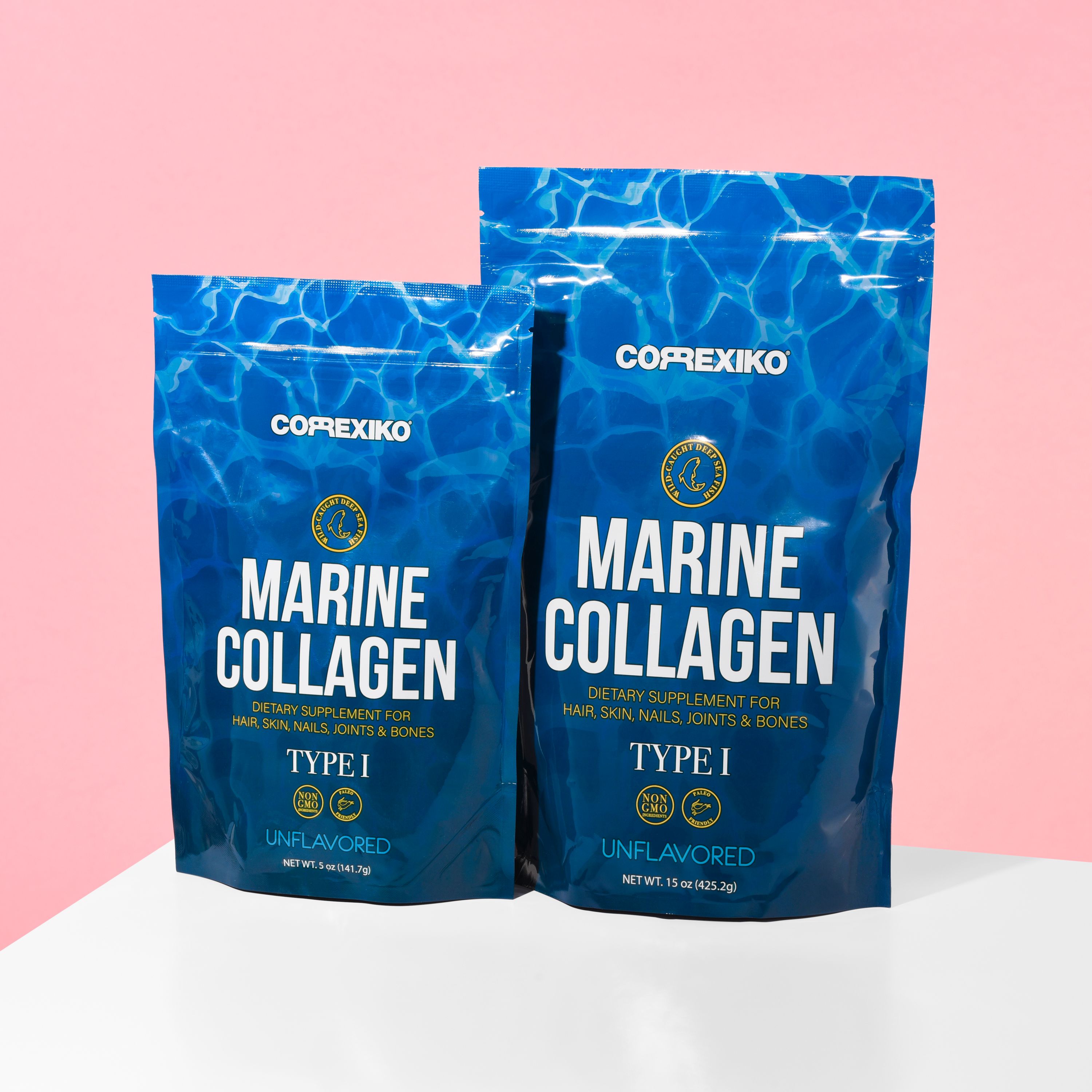 Collagen Products on Plastic Containers · Free Stock Photo