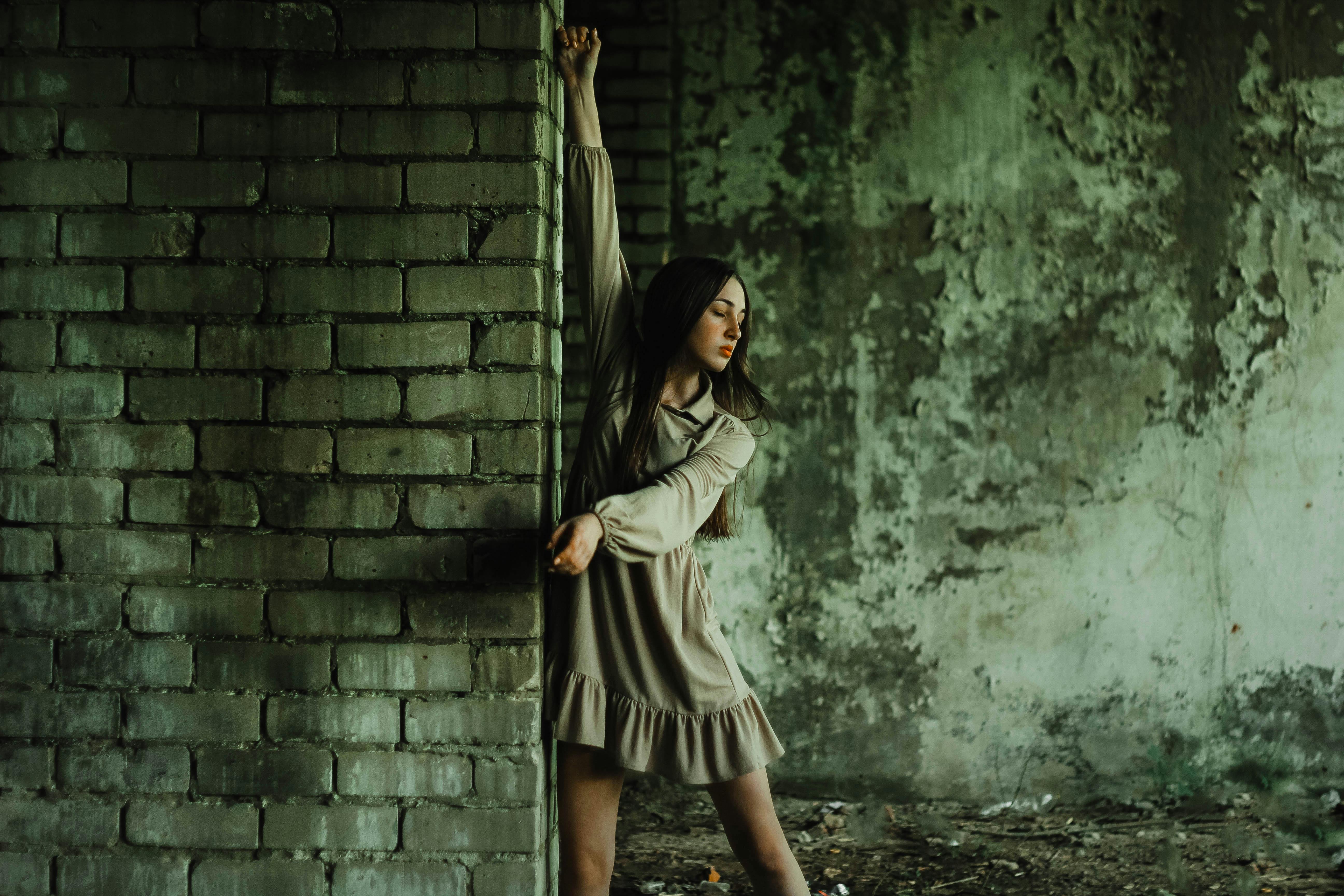 A Woman Photo Shoot in an Abandoned Building · Free Stock Photo