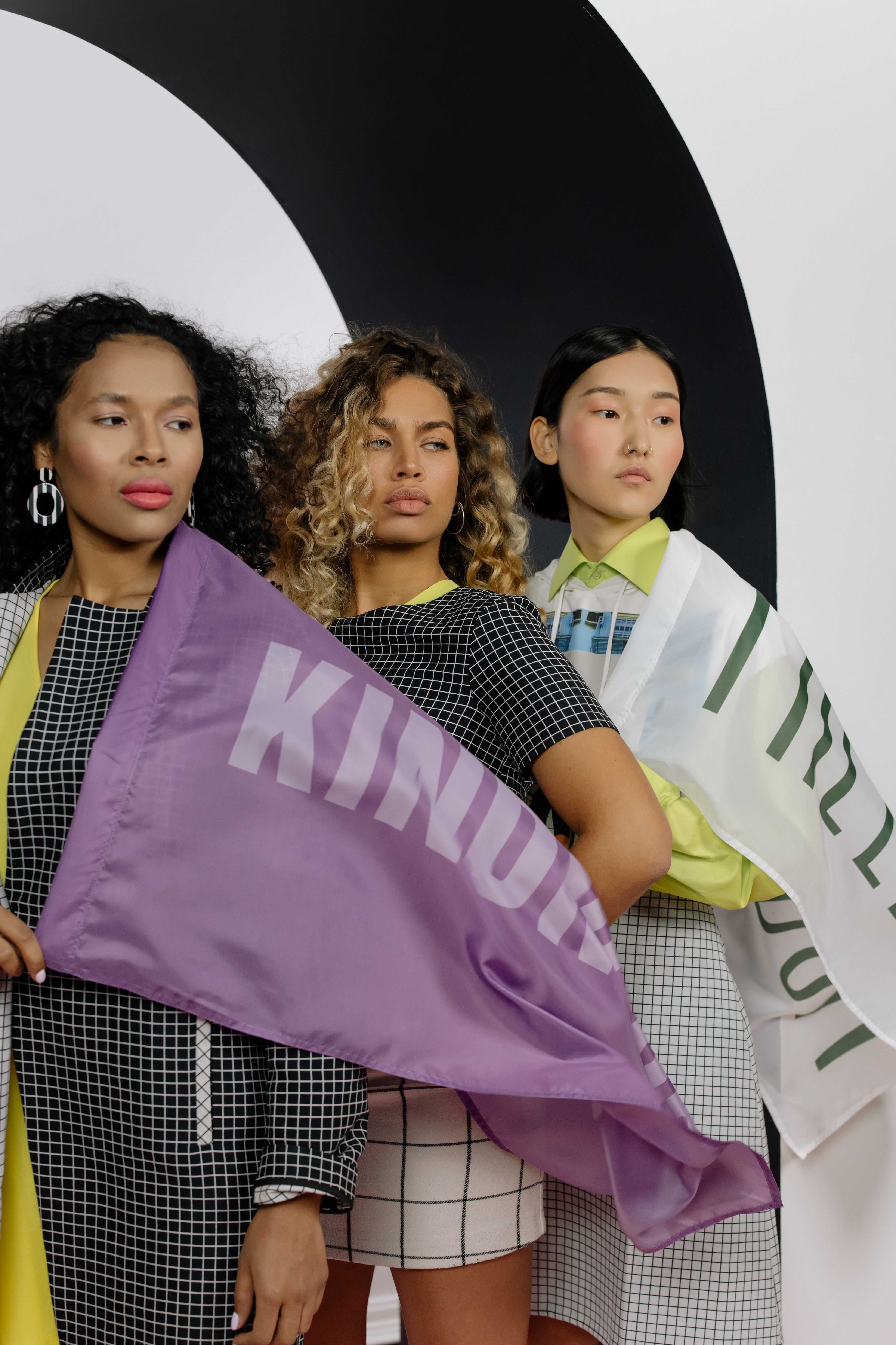 Photograph of Women Posing with Flags · Free Stock Photo