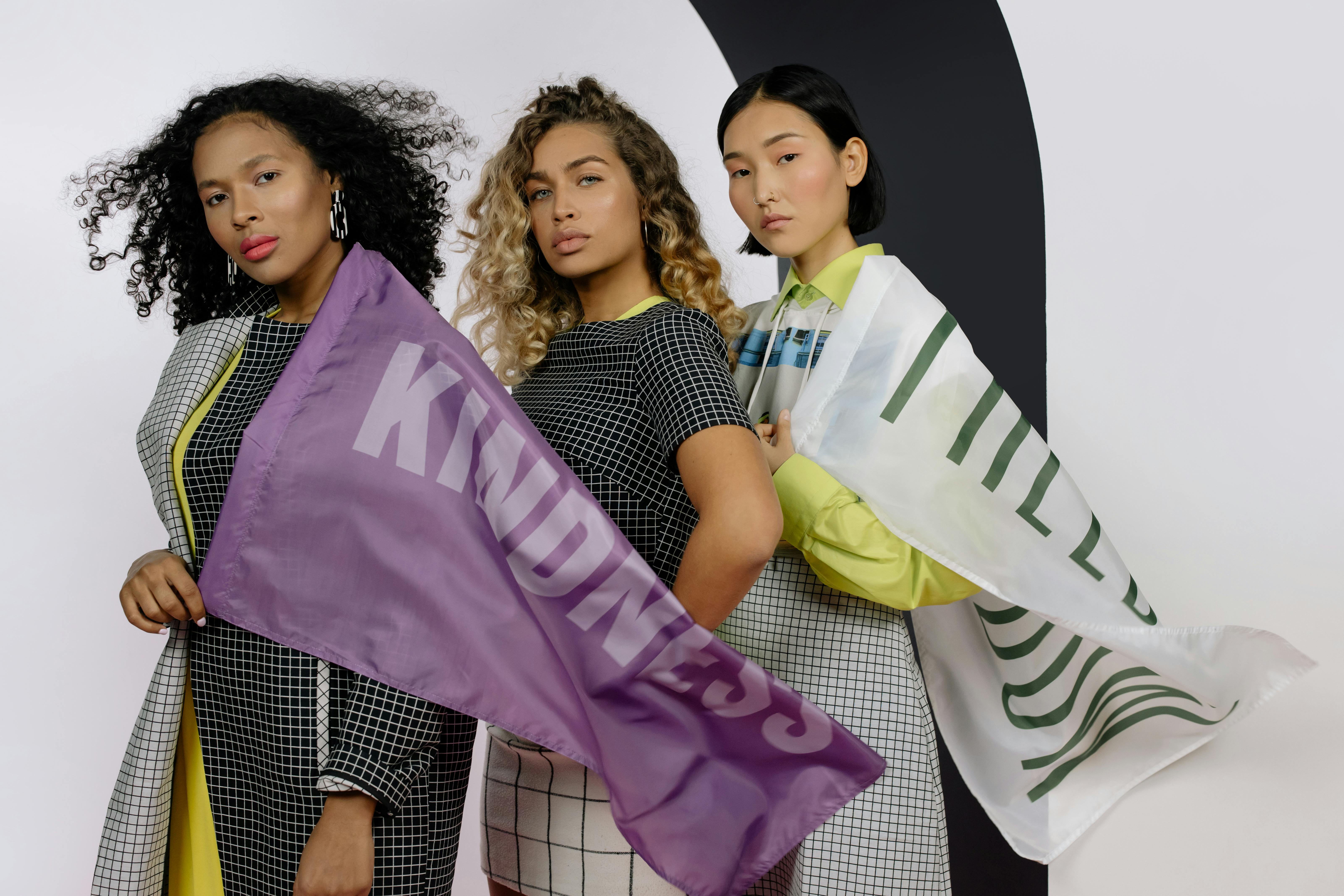 Skin surface of crop multiracial people · Free Stock Photo