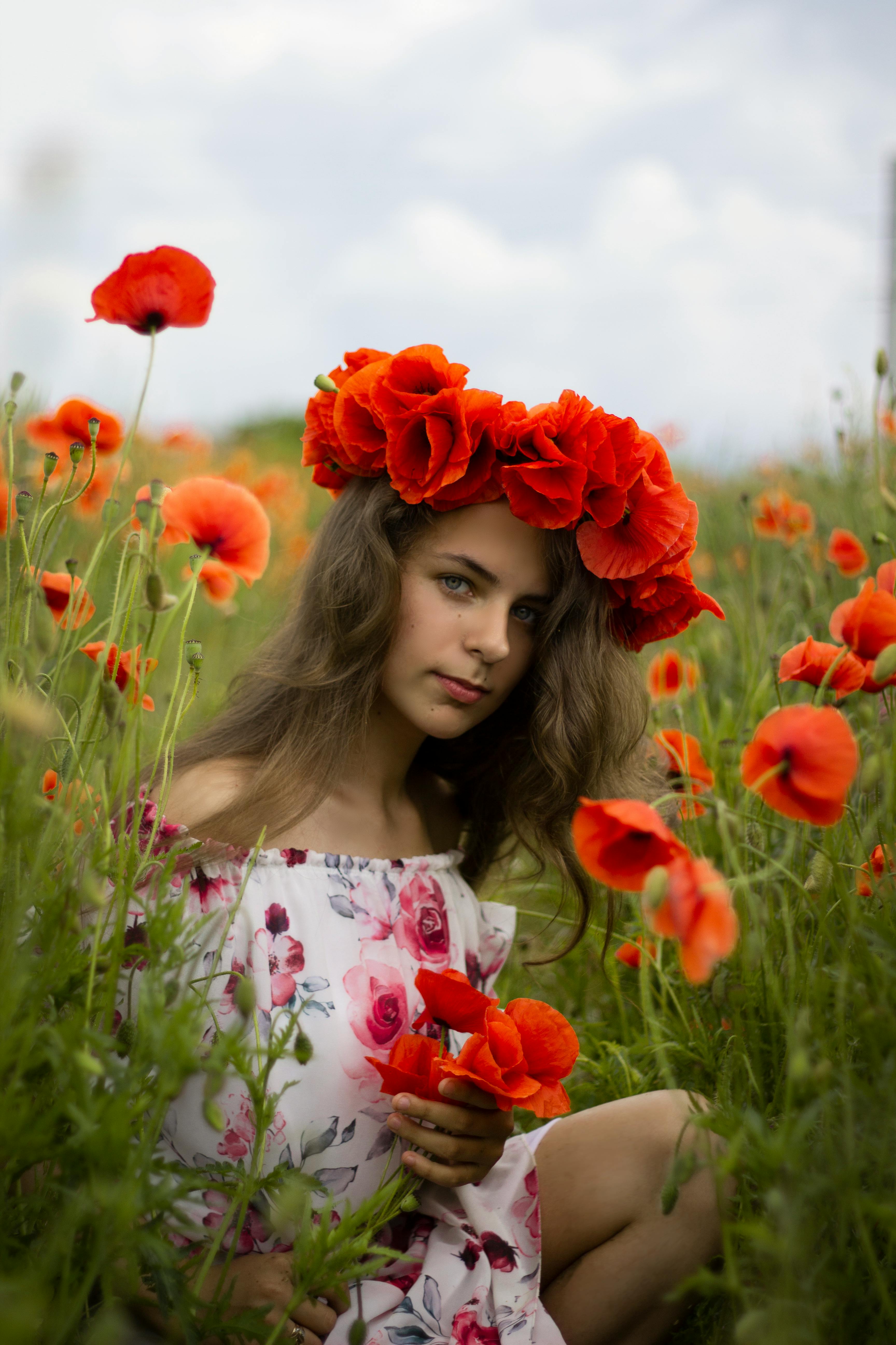 Poppy Girl Flower Photos, Download The BEST Free Poppy Girl Flower ...