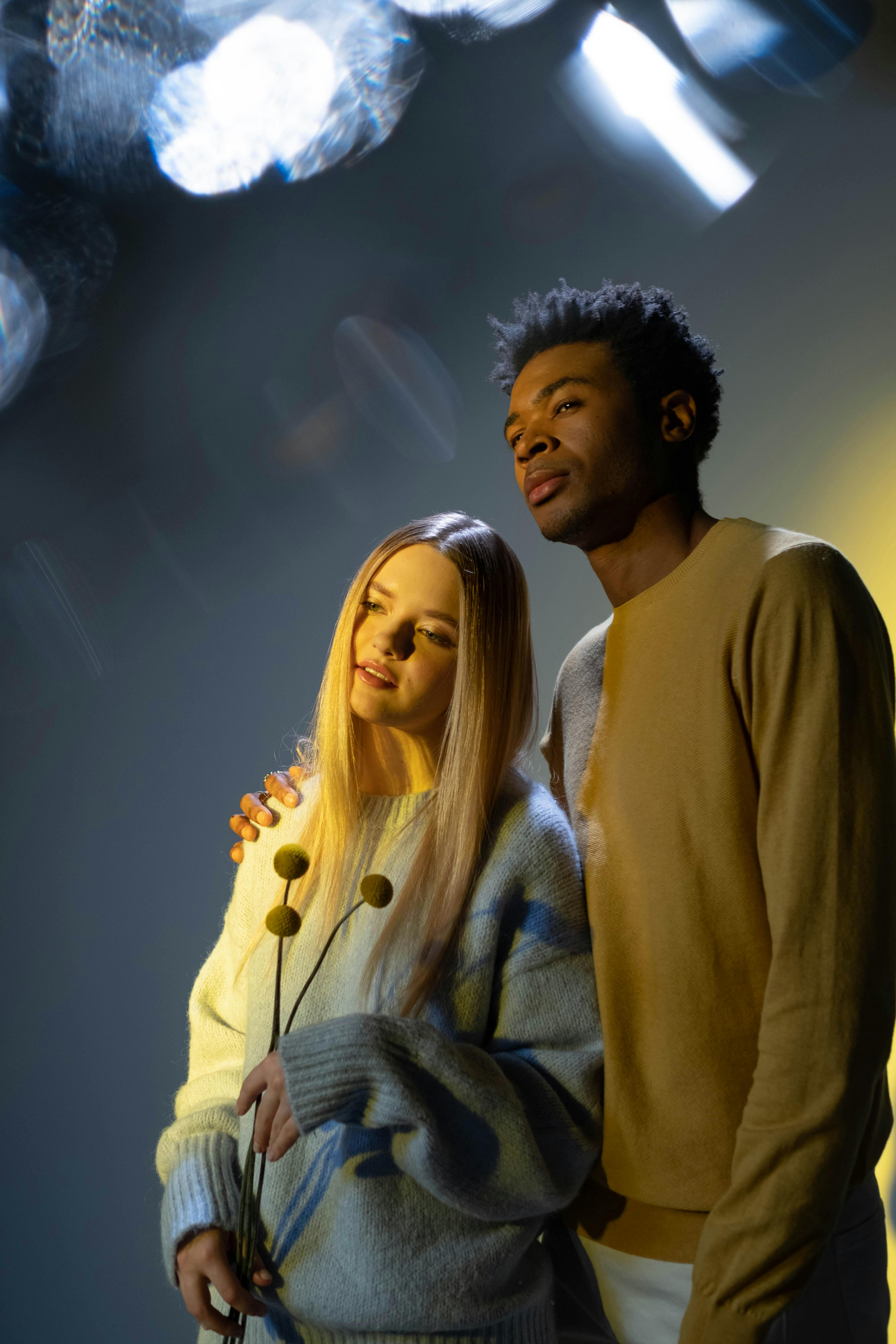 A Couple in an Arcade · Free Stock Photo