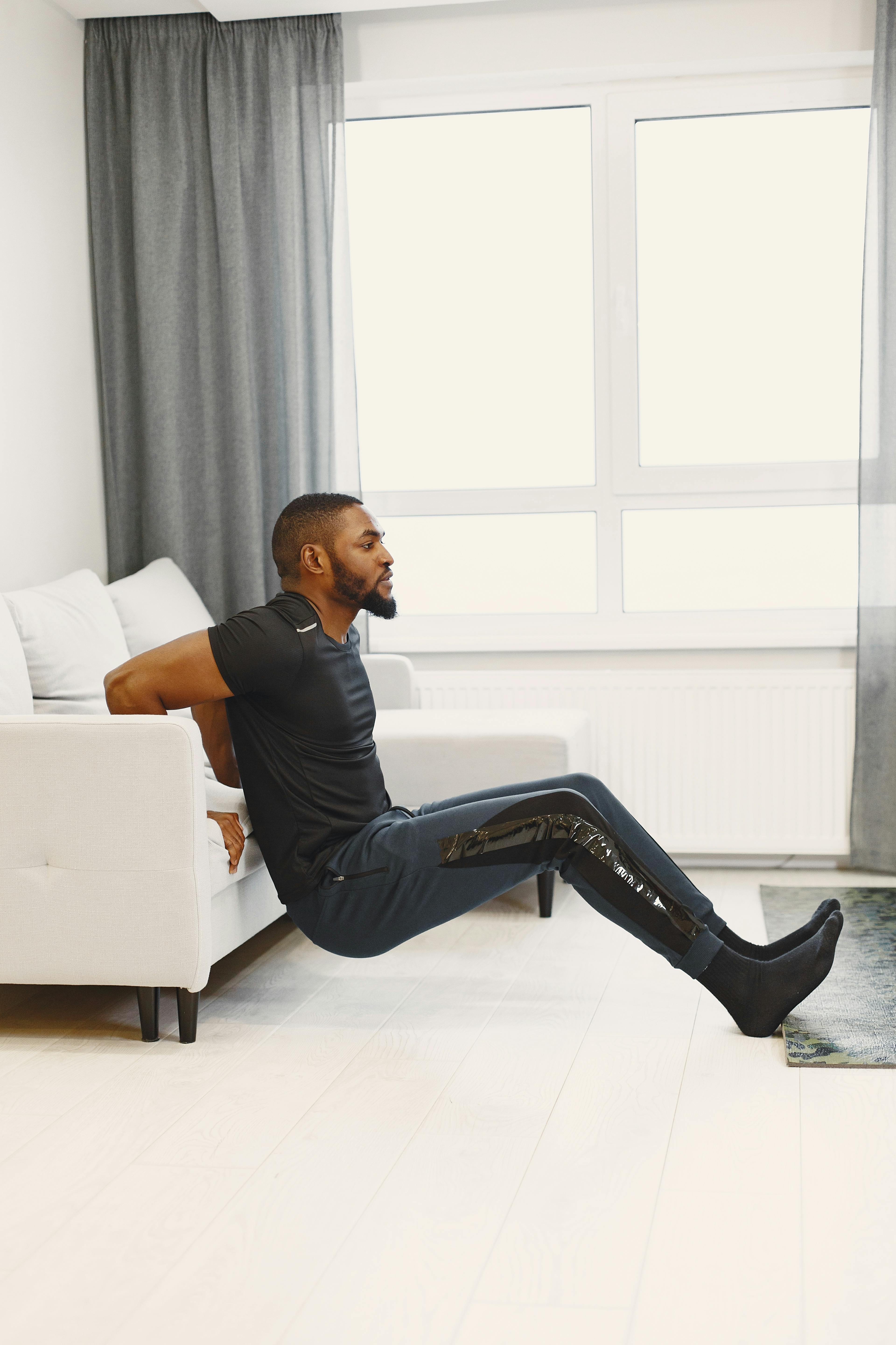 A Man Working Out Doing Reverse Pushups · Free Stock Photo
