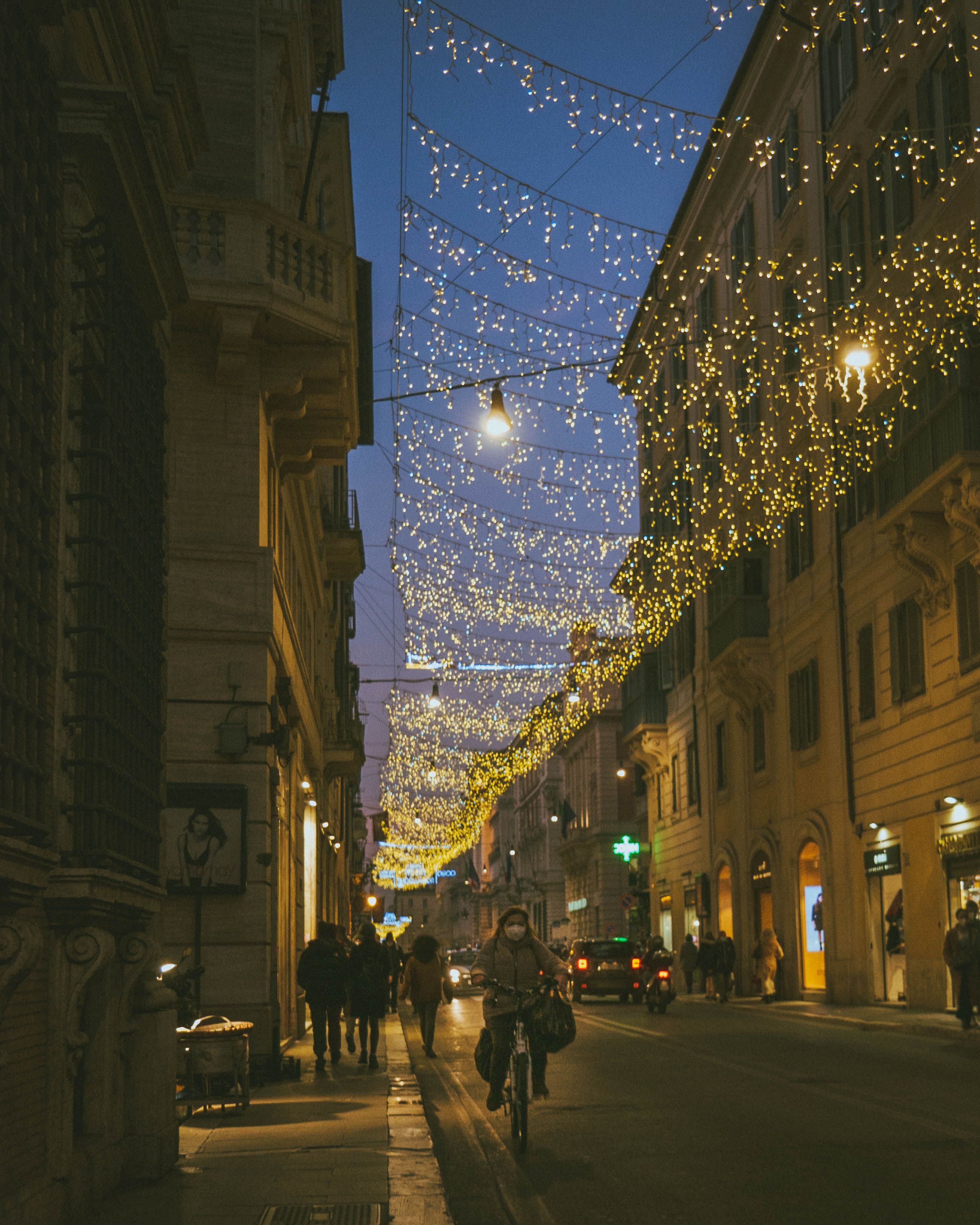 Lighted Candles on Street during Night Time · Free Stock Photo