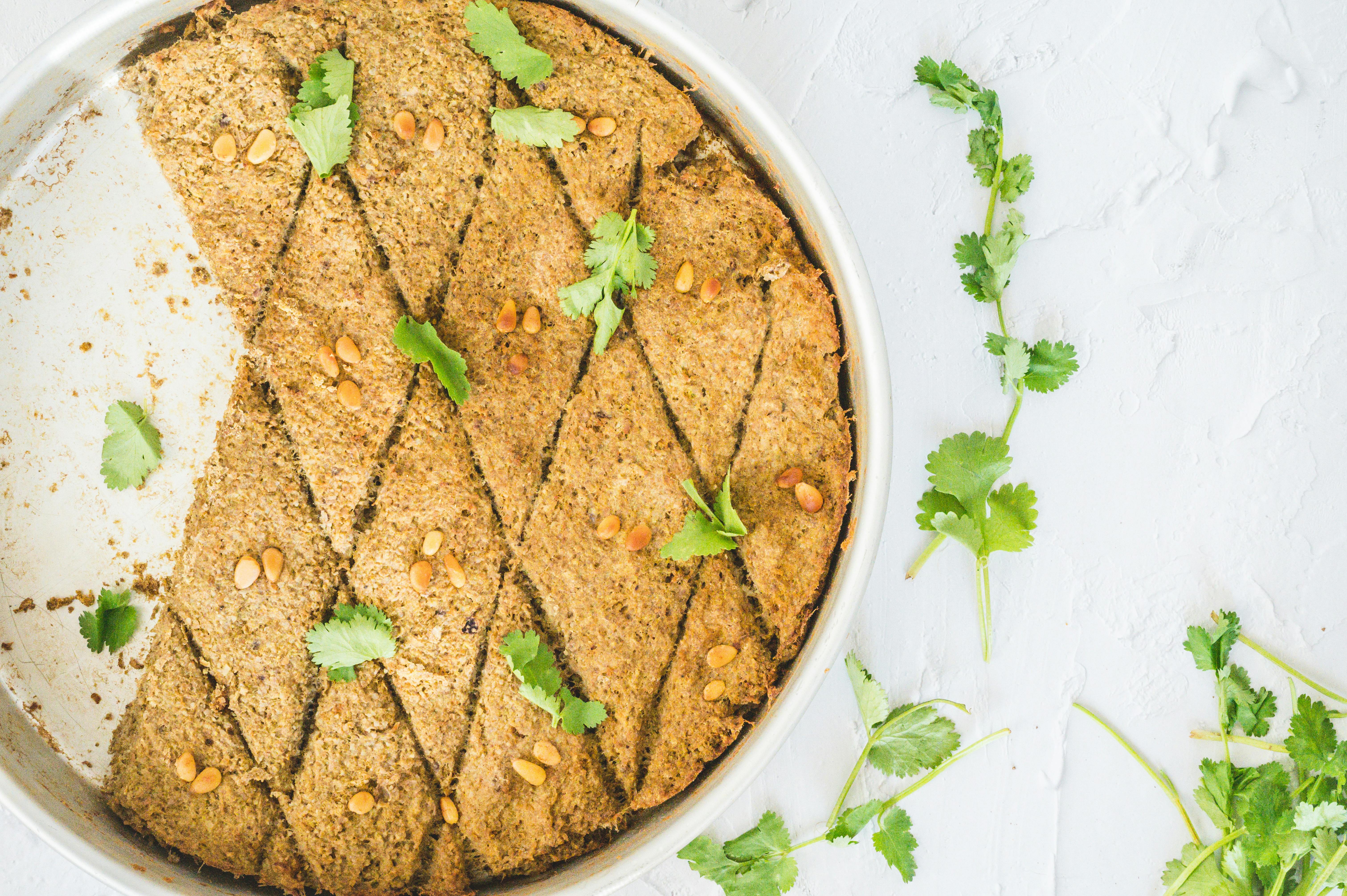 Sliced Kibbeh on a Tray · Free Stock Photo