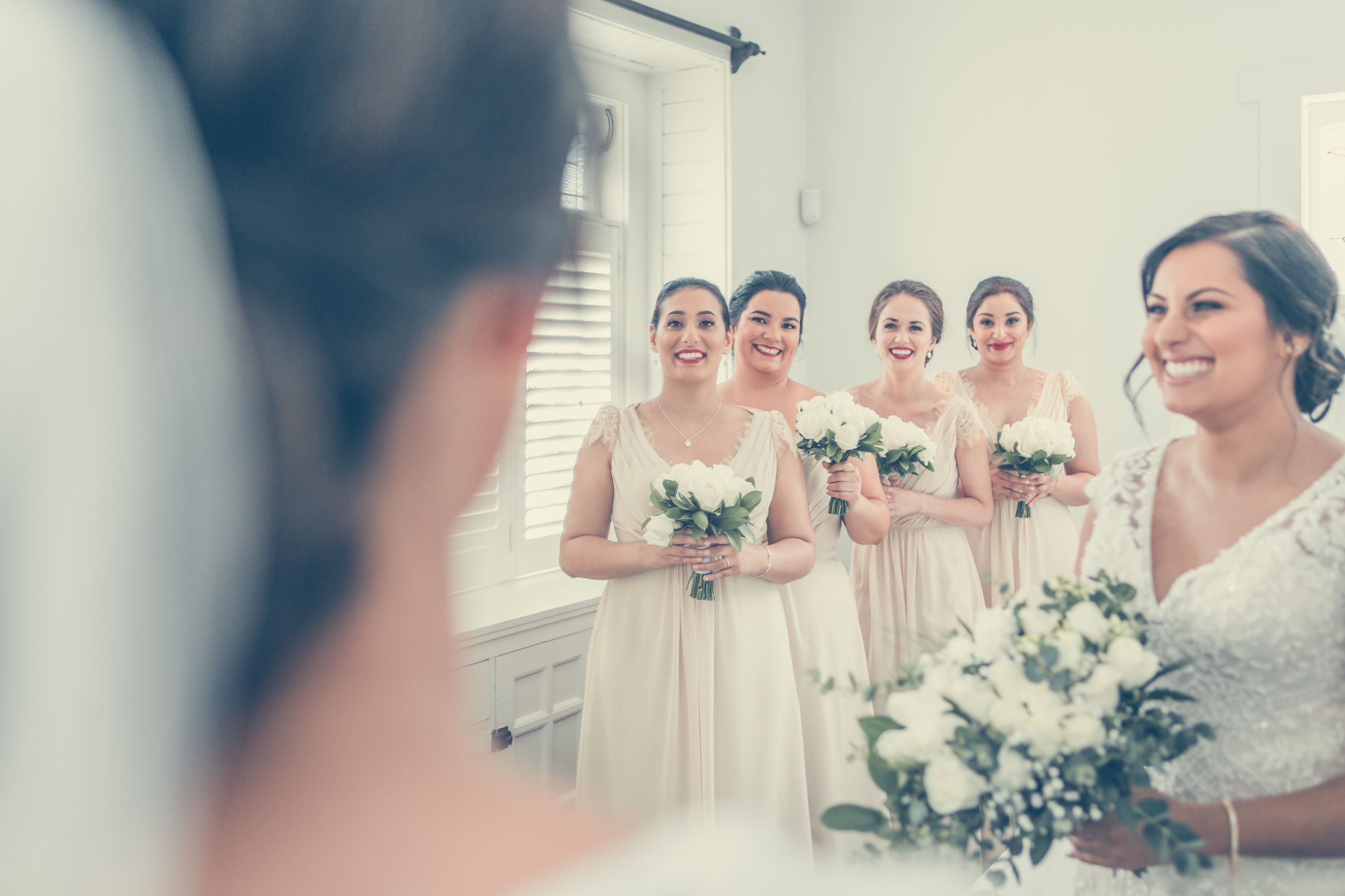 Crop bride with makeup tools before wedding ceremony · Free Stock Photo
